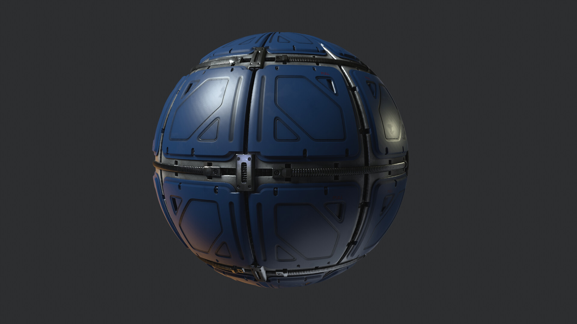 ArtStation - Sci-fi panel material (study/remake) (Substance Designer),