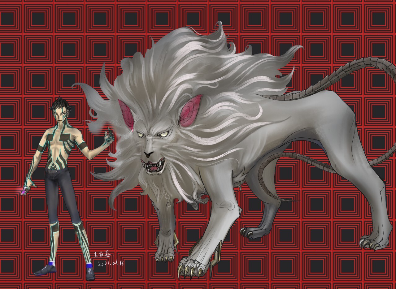 ArtStation - Shin Megami Tensei 3 Jinshura Cerberus