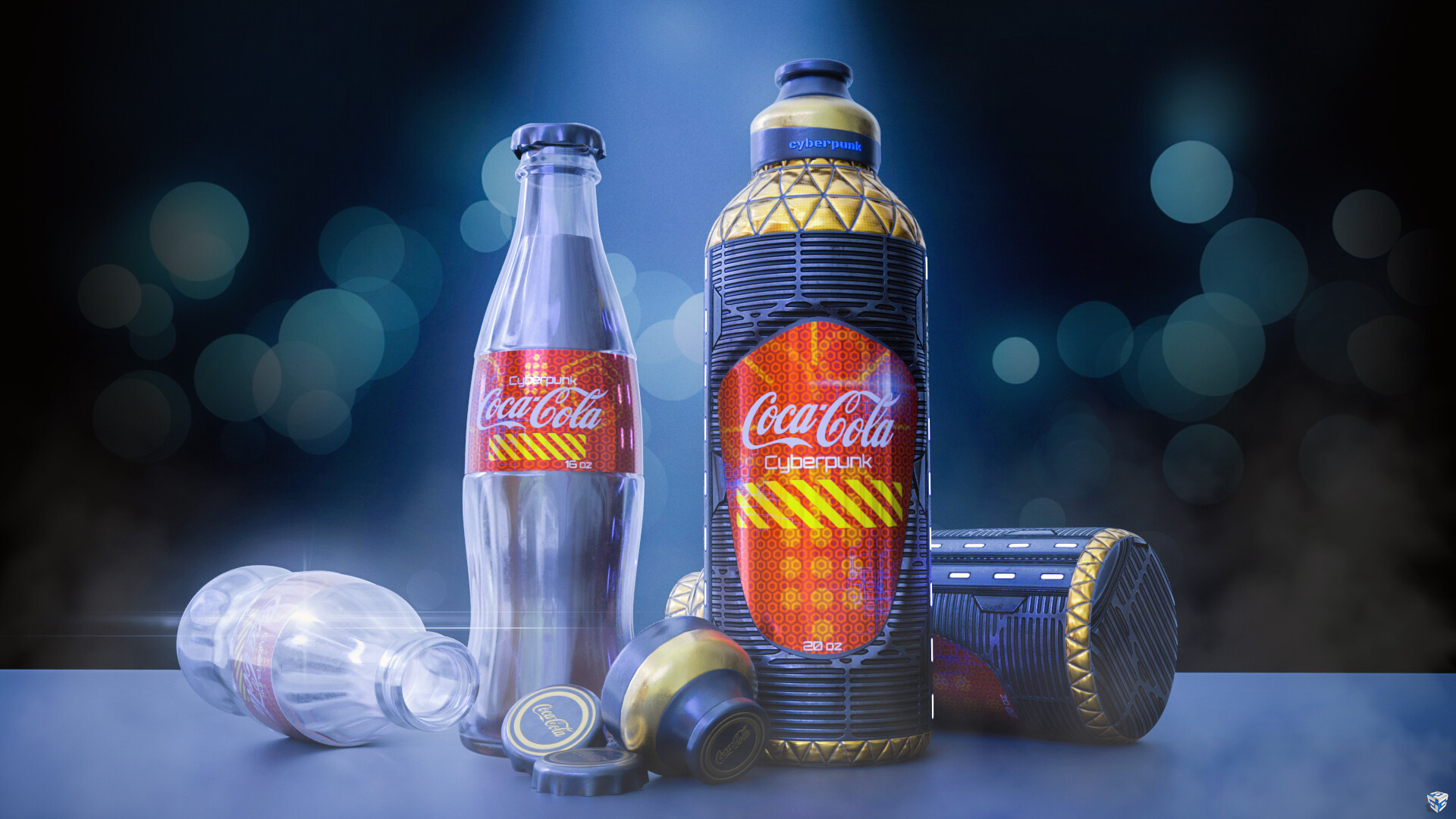ArtStation - Coke Bottle