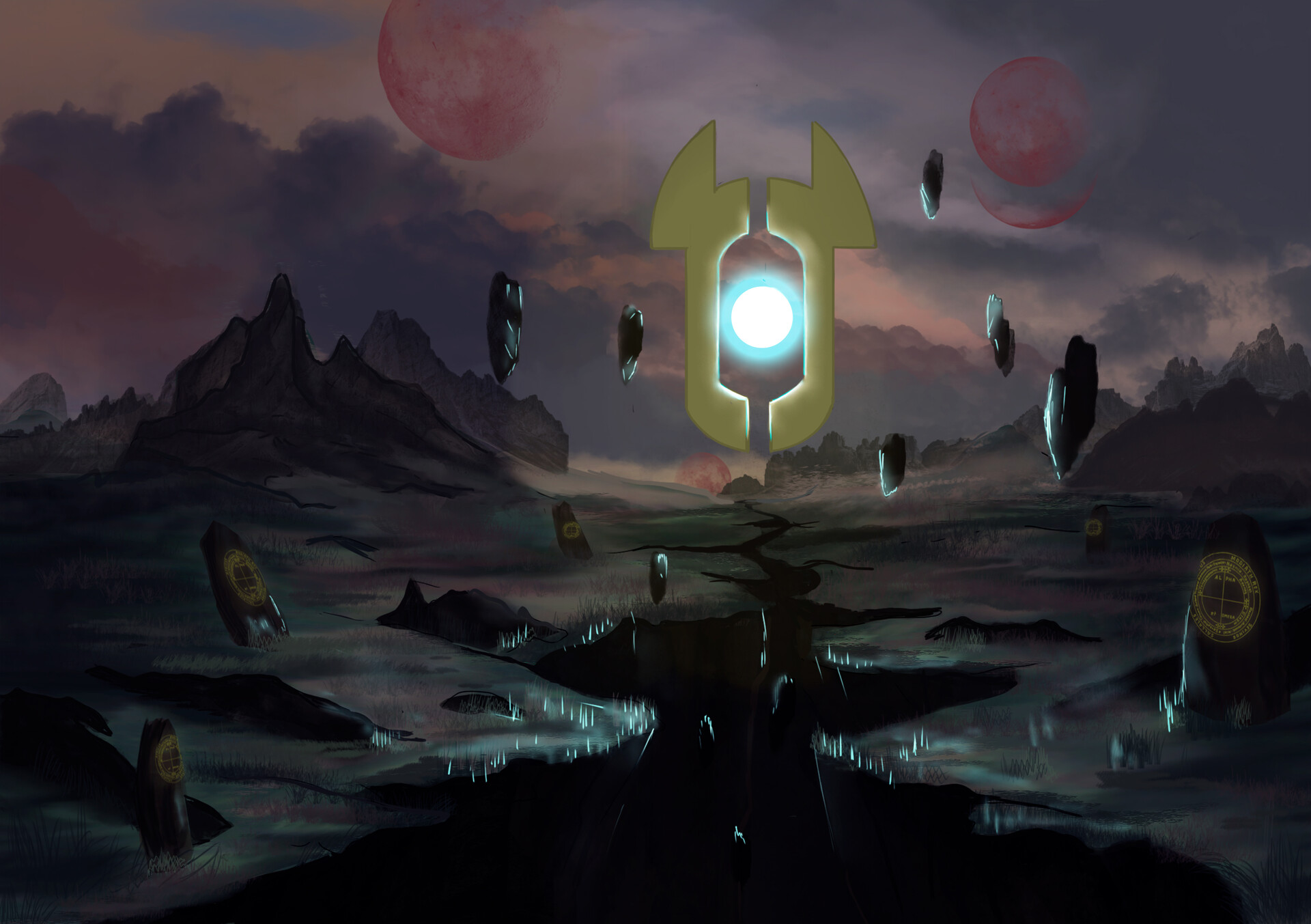 ArtStation - The rocky area: third gate