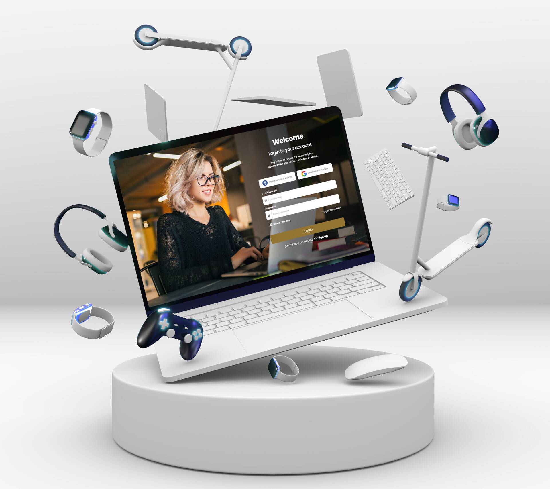 ArtStation - Web Login Page