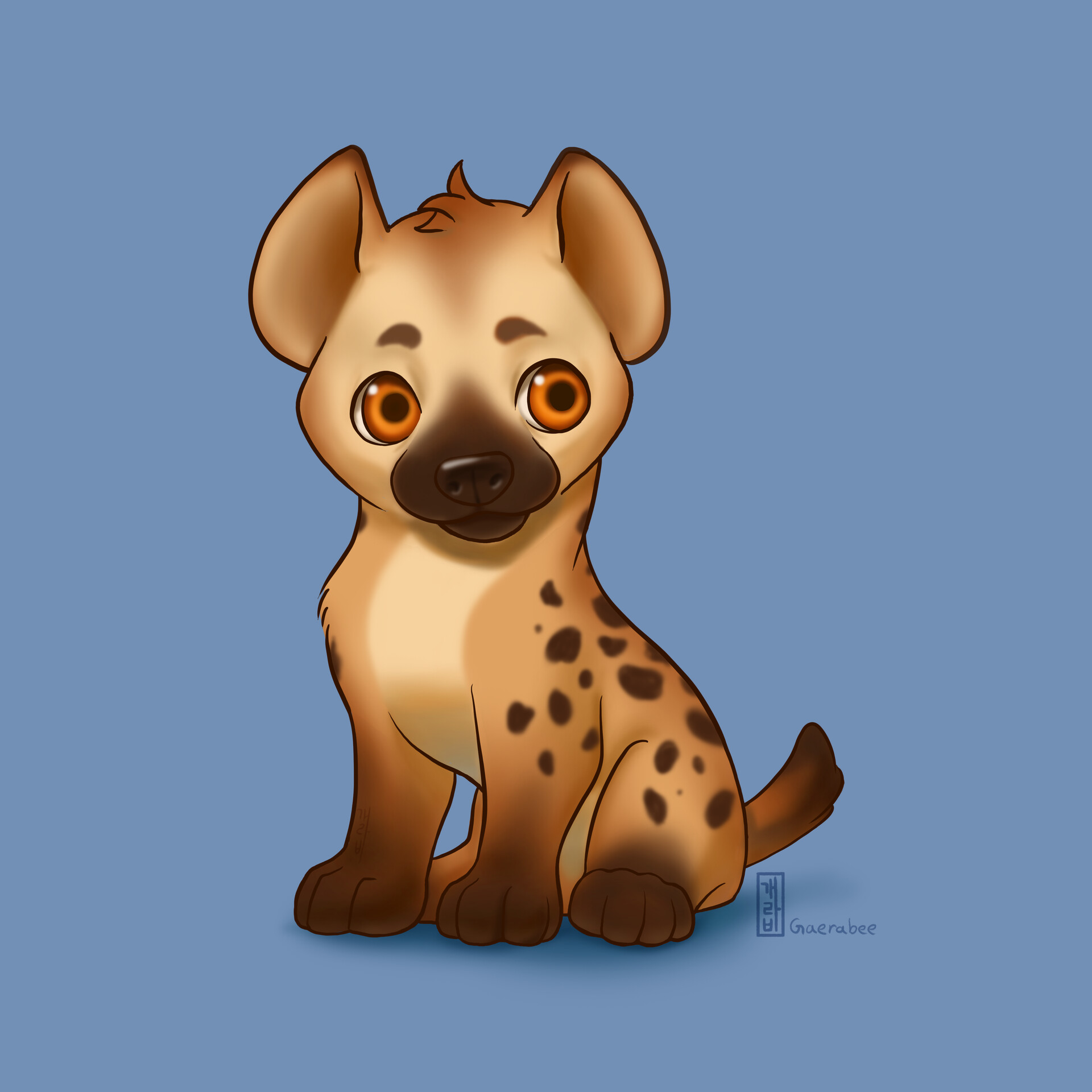 ArtStation - Hyena cub