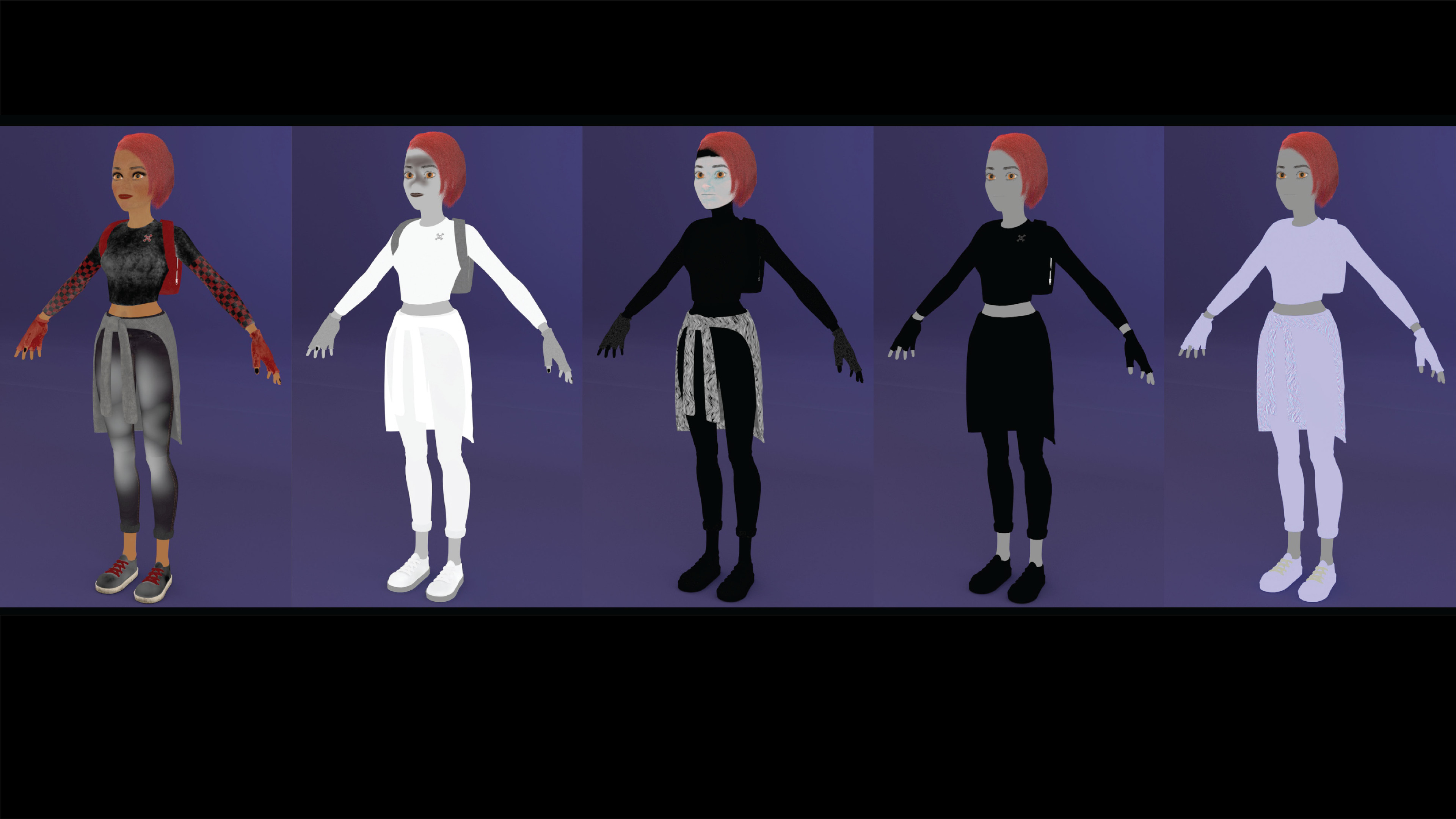 Aleah Brown - Goth Girl - Look Development Project