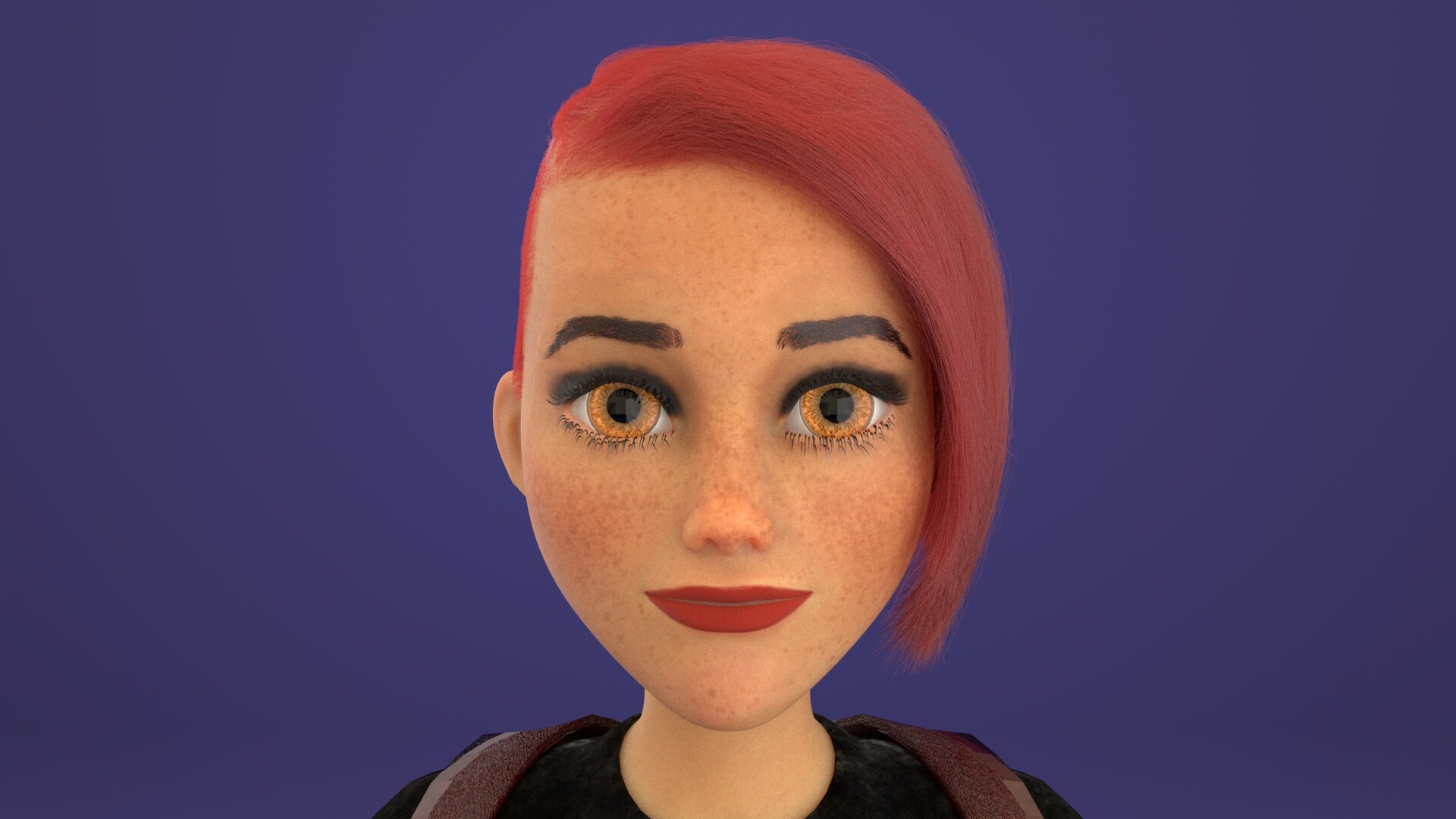 Aleah Brown - Goth Girl - Look Development Project