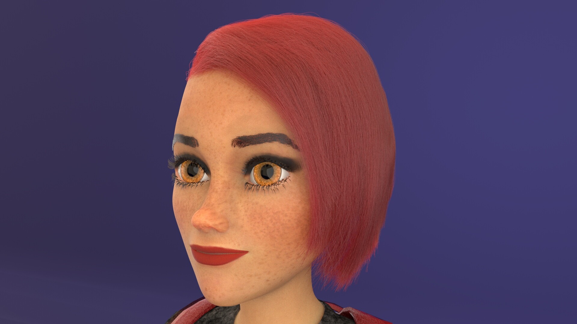 Aleah Brown - Goth Girl - Look Development Project