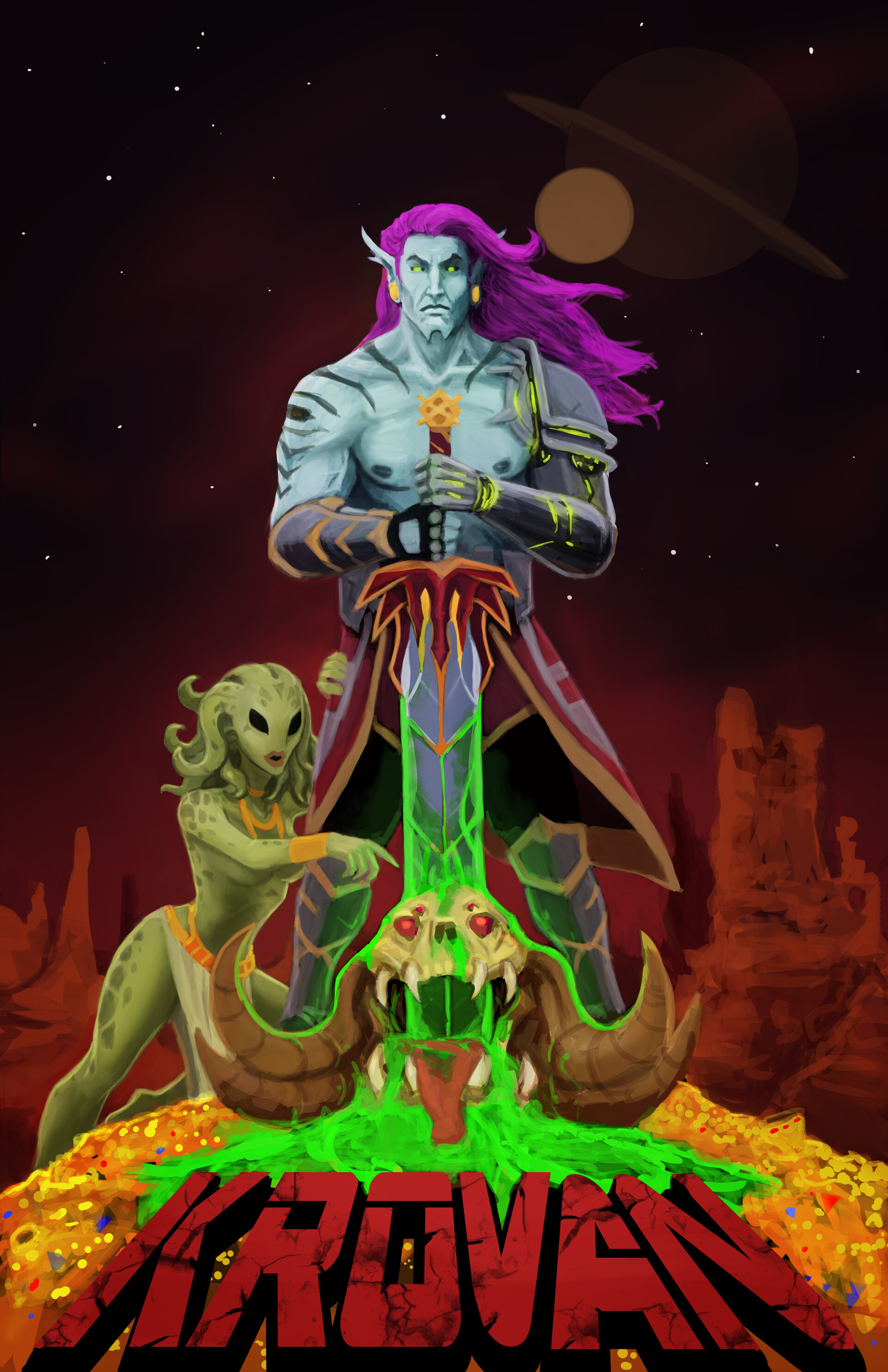 ArtStation - Krovan the Starbarian