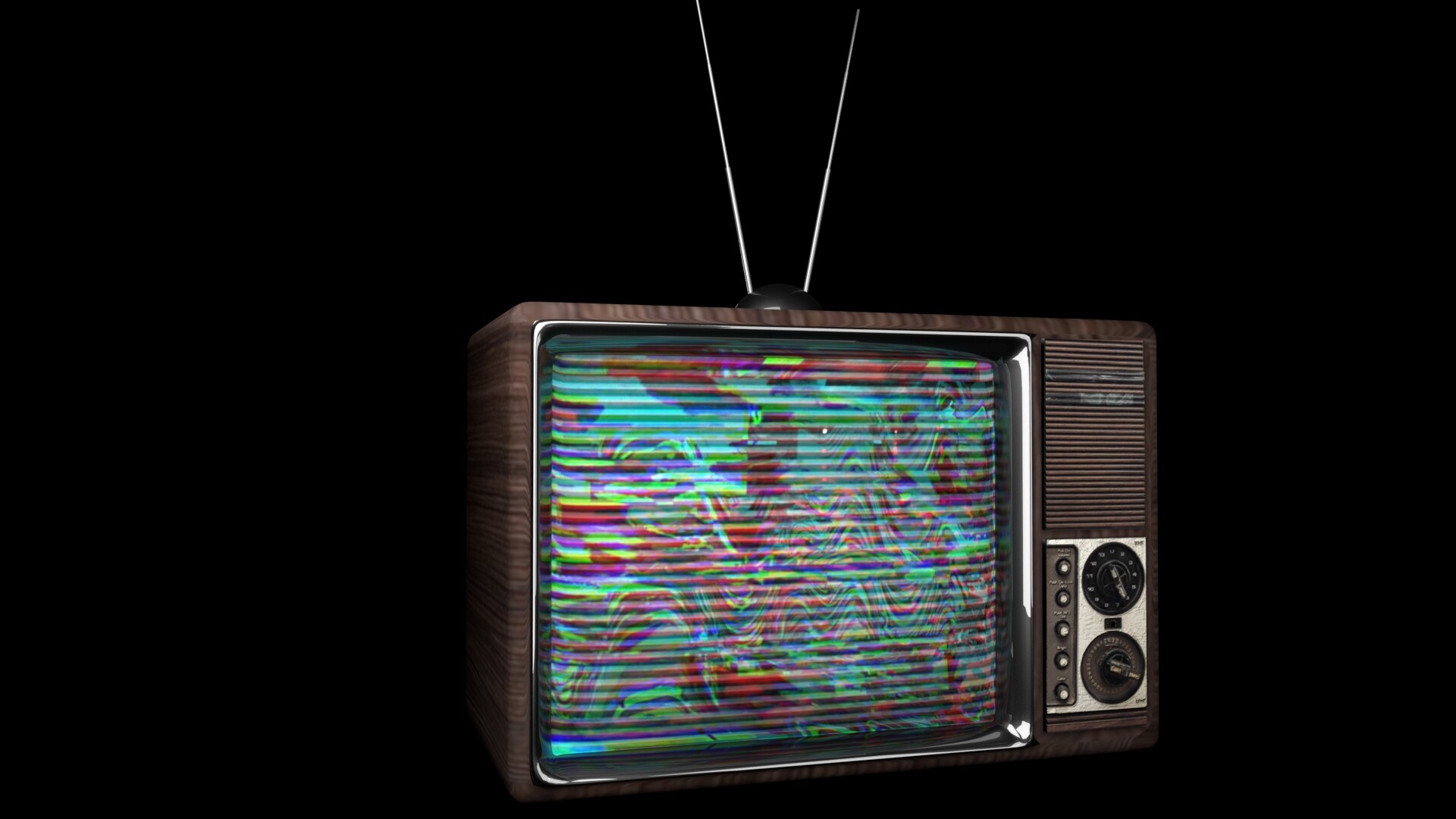 ArtStation - Real old tv set