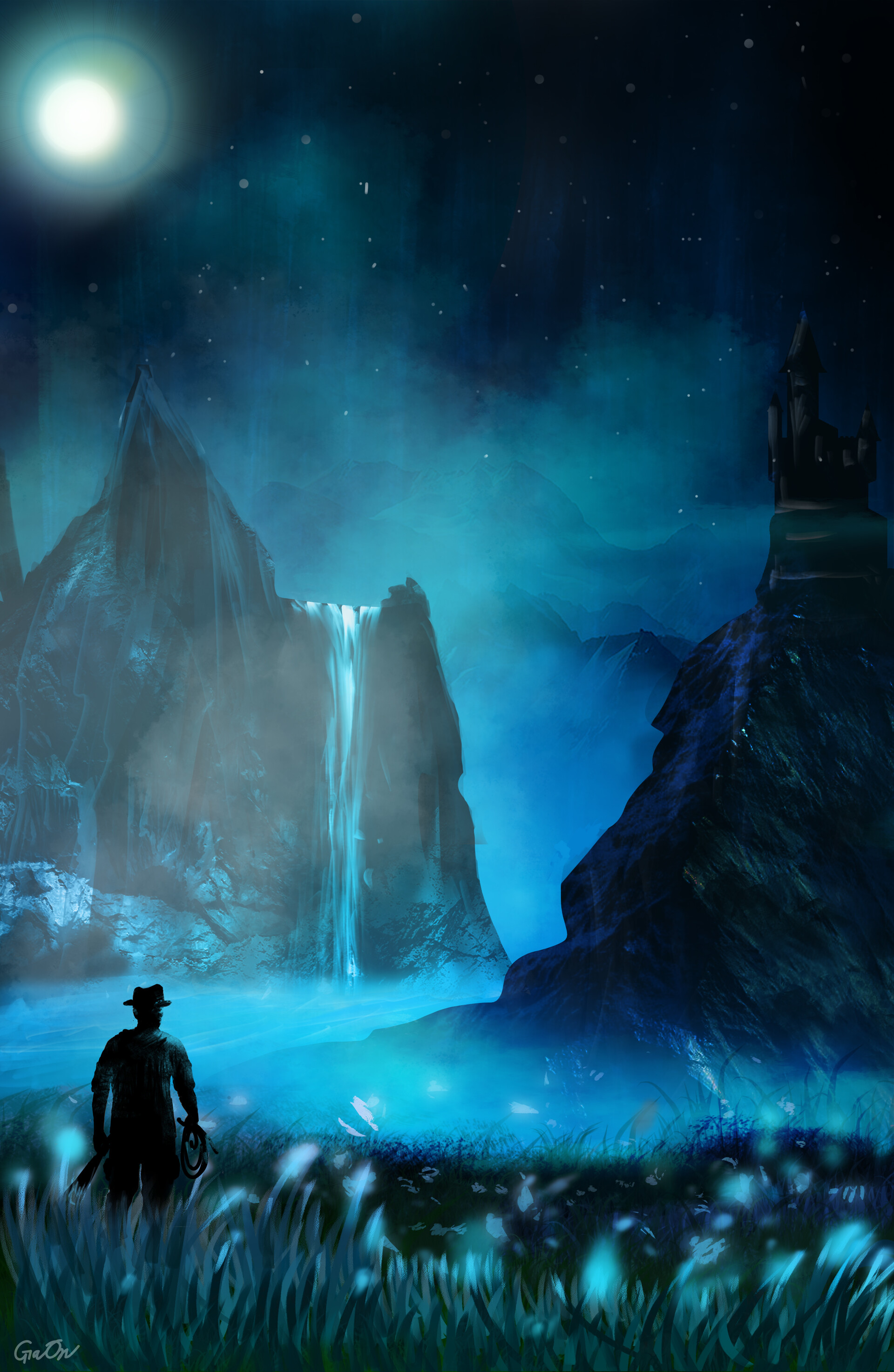 ArtStation - Journey into The Mystic Blue