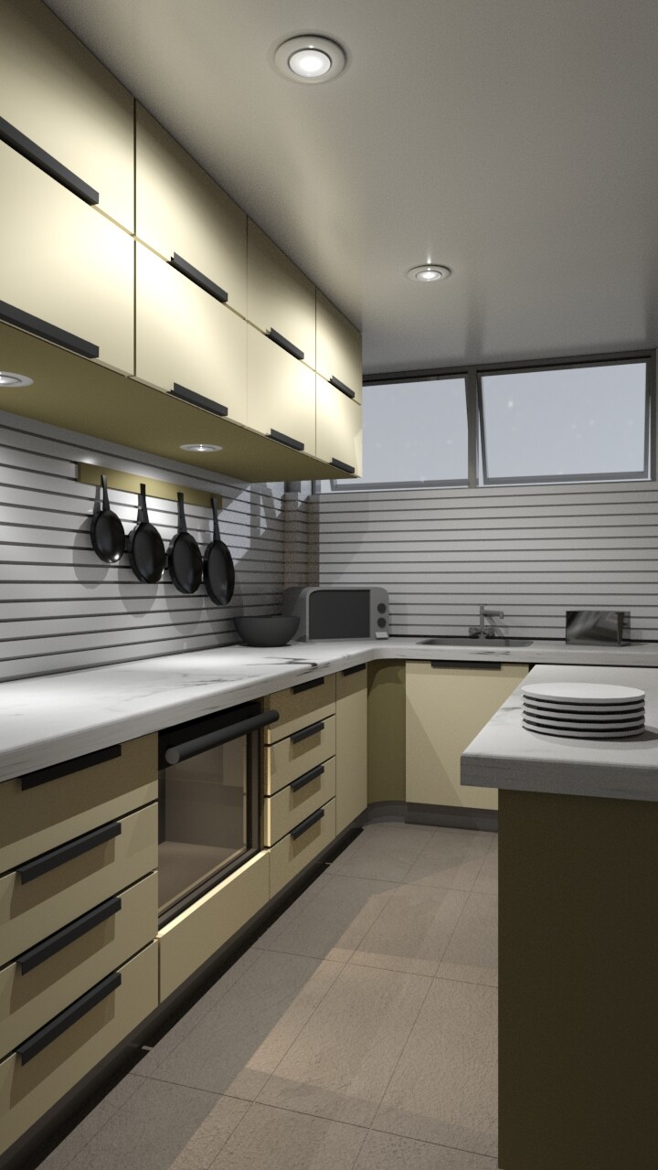 ArtStation - 3D Kitchen