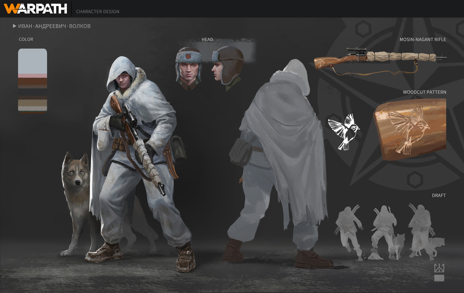 火山火山KAZAN - WARPATH-Character Design