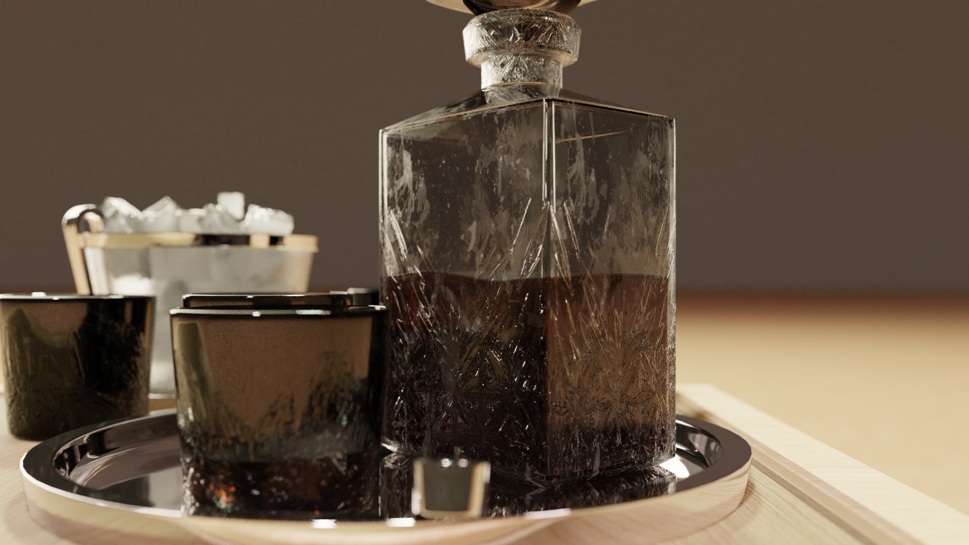 ArtStation - Scotch, Glasses and Ice