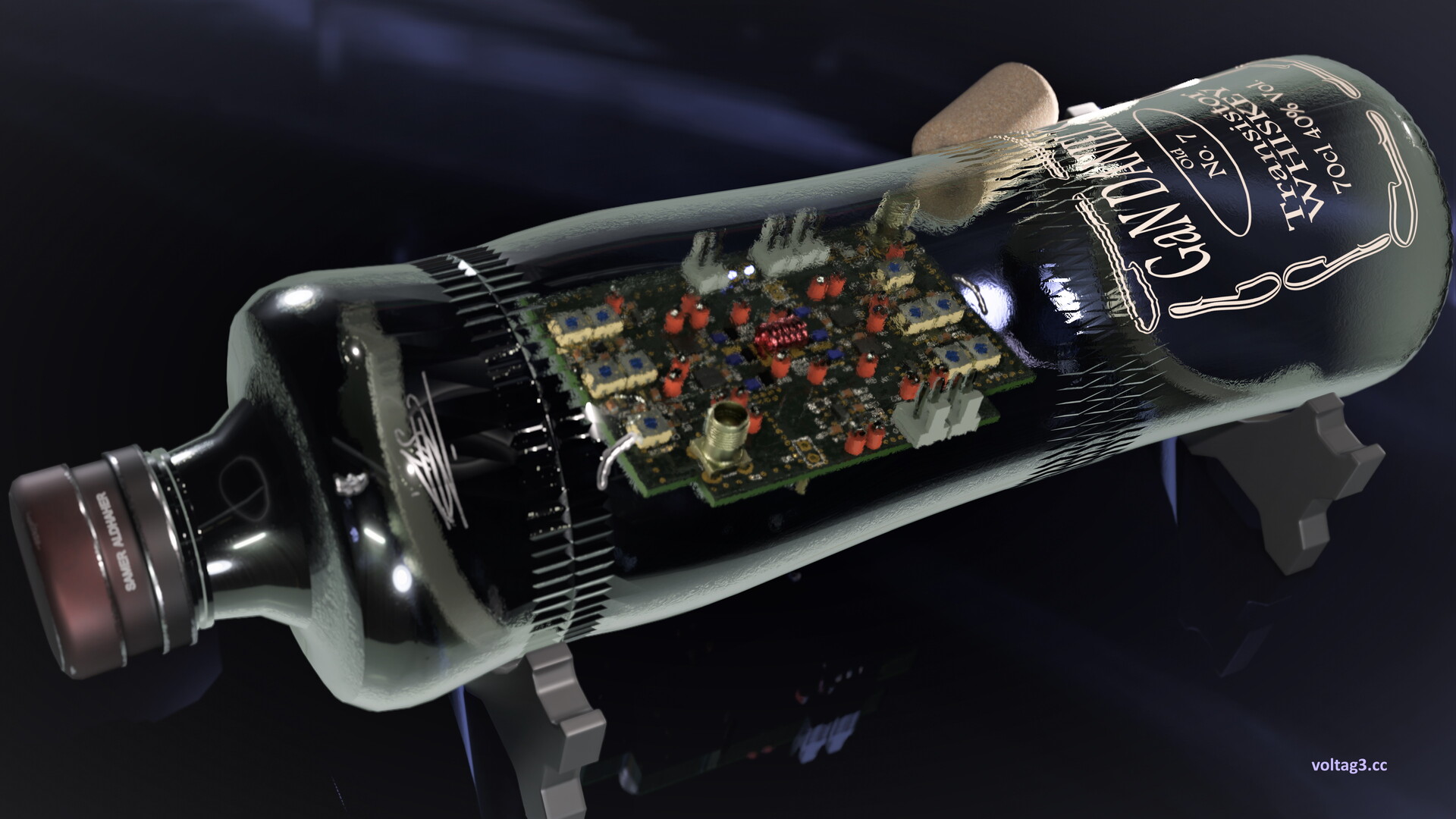 ArtStation - Circuit in a Bottle