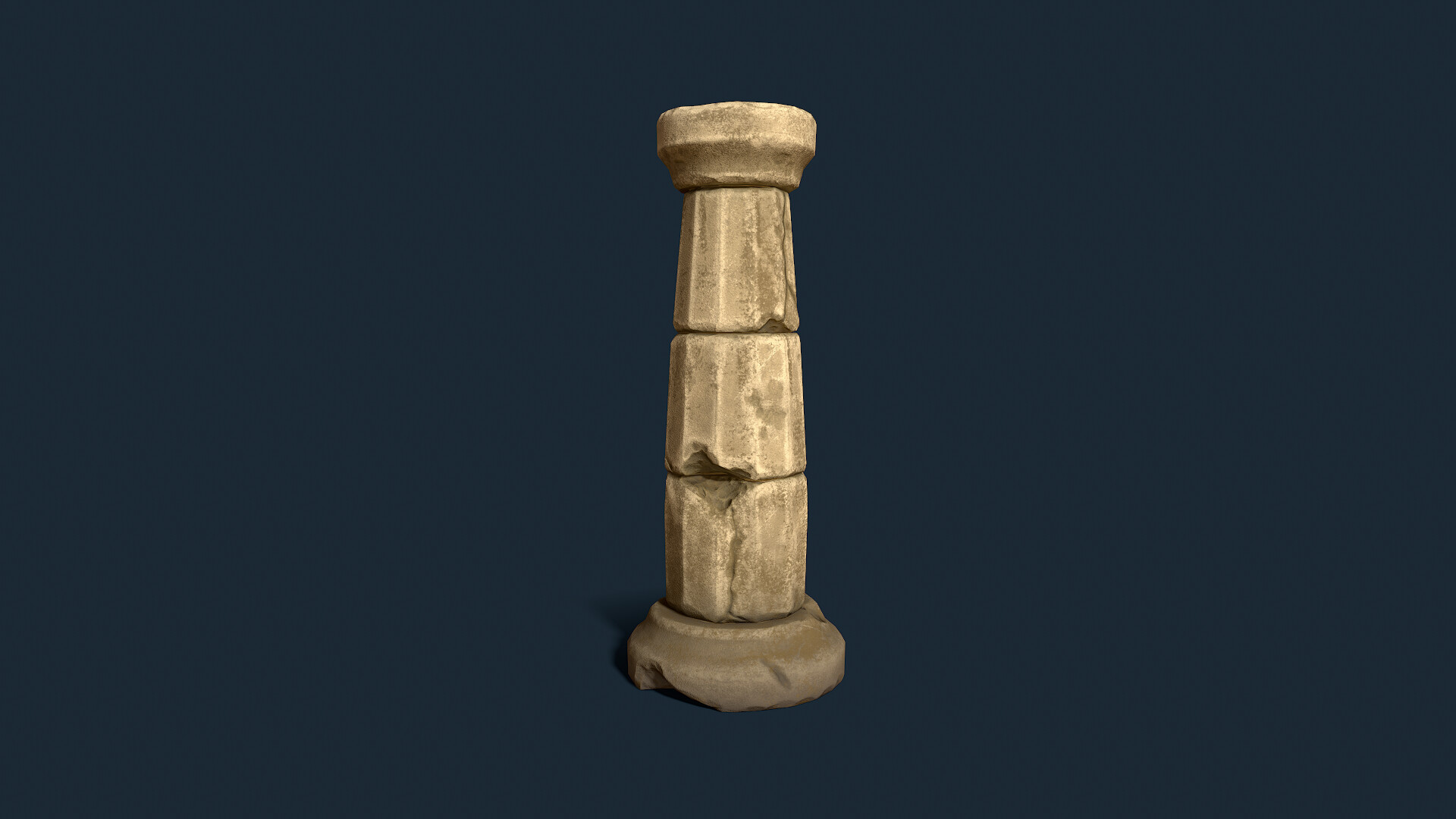 ArtStation - Ancient damaged pillar (Improved)