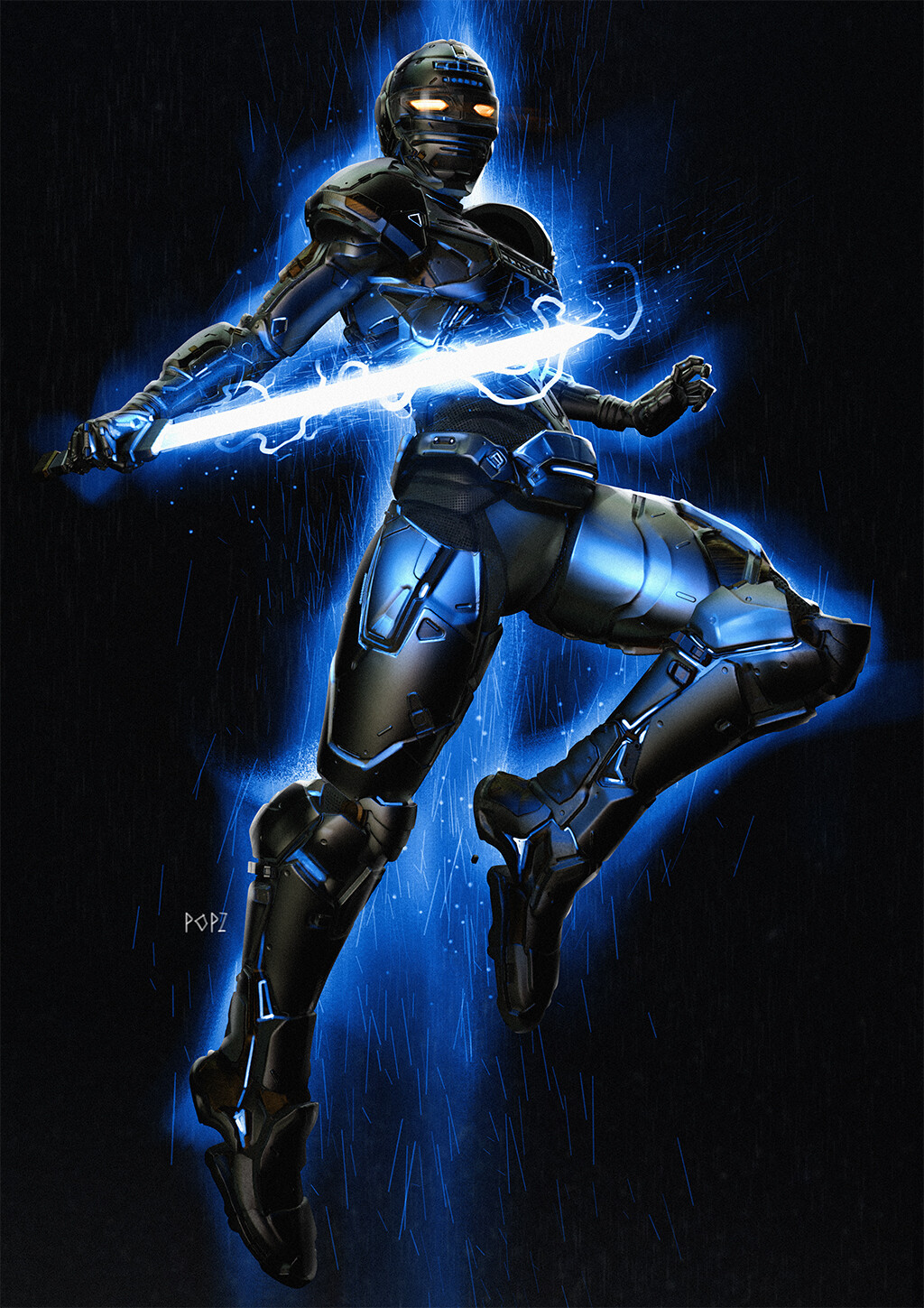 Nur Iman - Space Sheriff Gavan Redesign