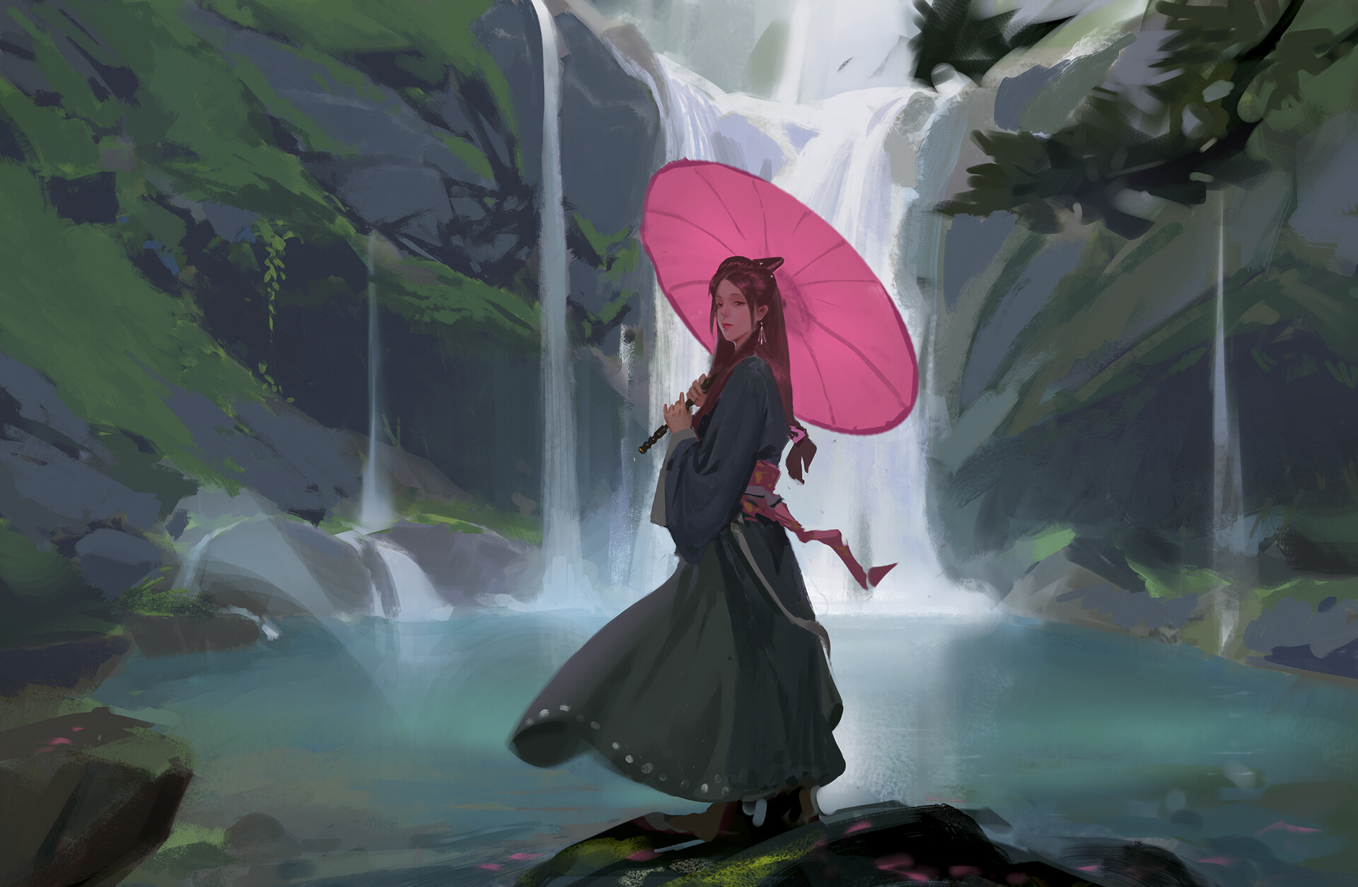 ArtStation - waterfall