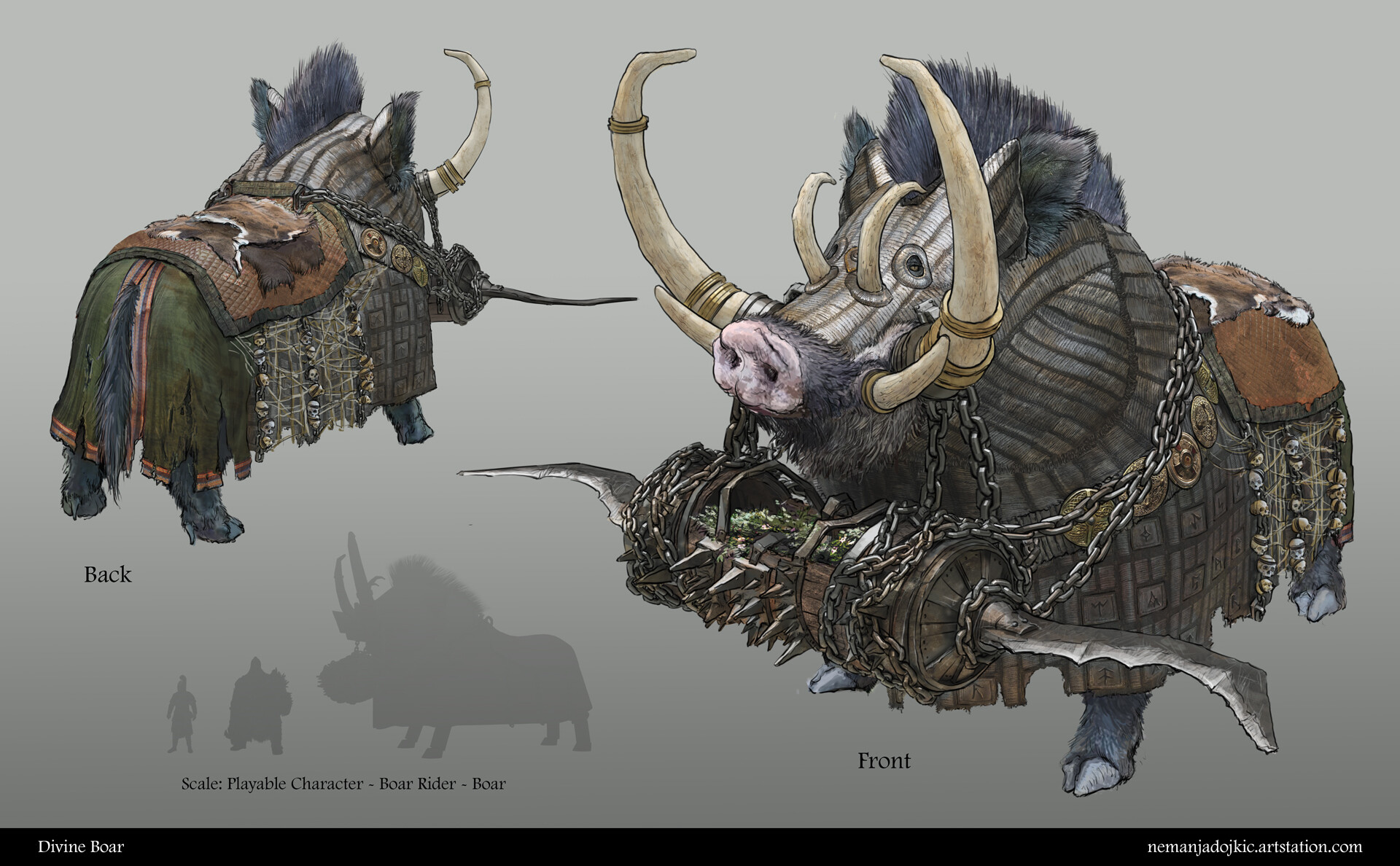 ArtStation - Divine Boar