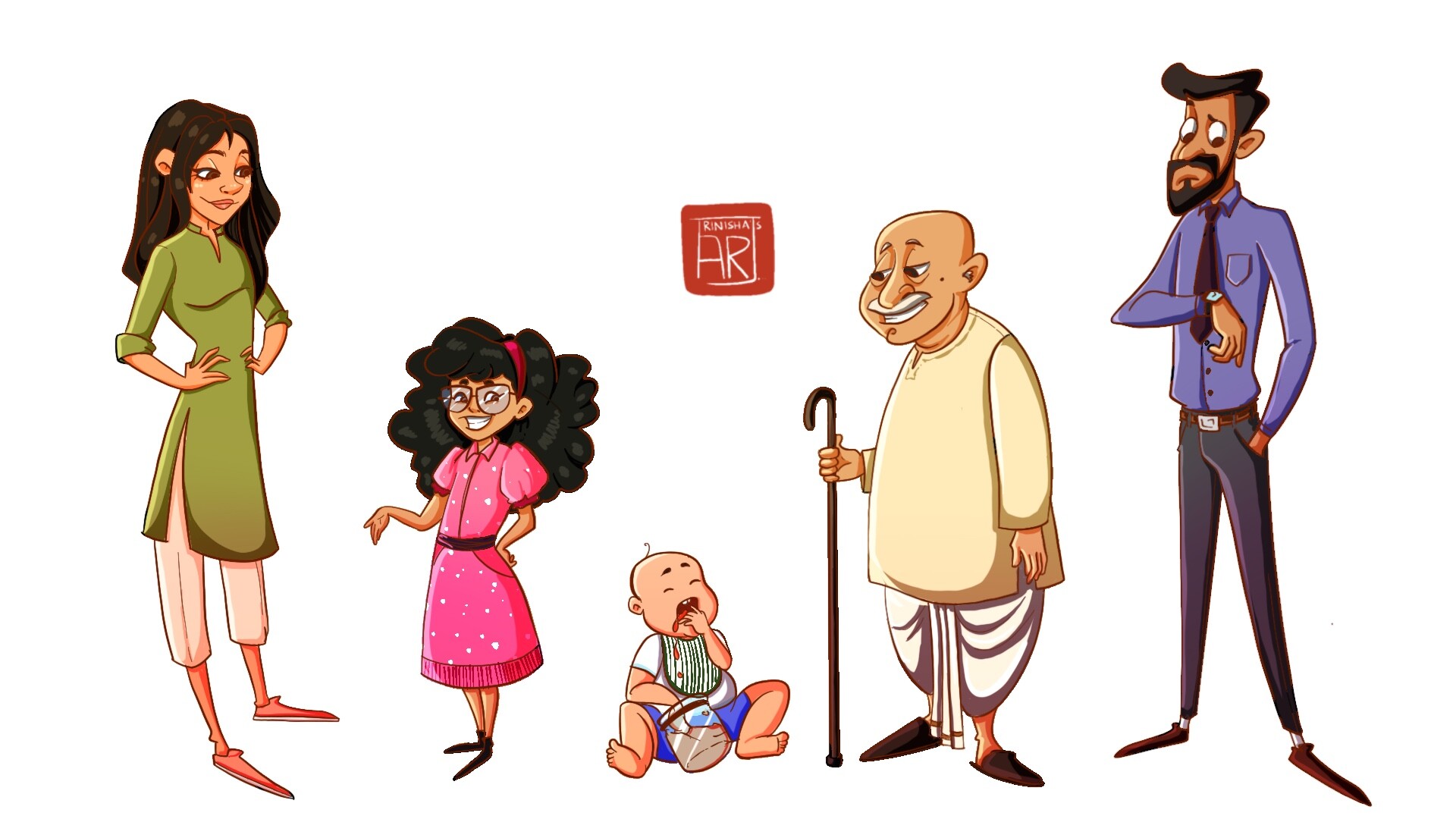 ArtStation - The Dysfunctionally Normal Family