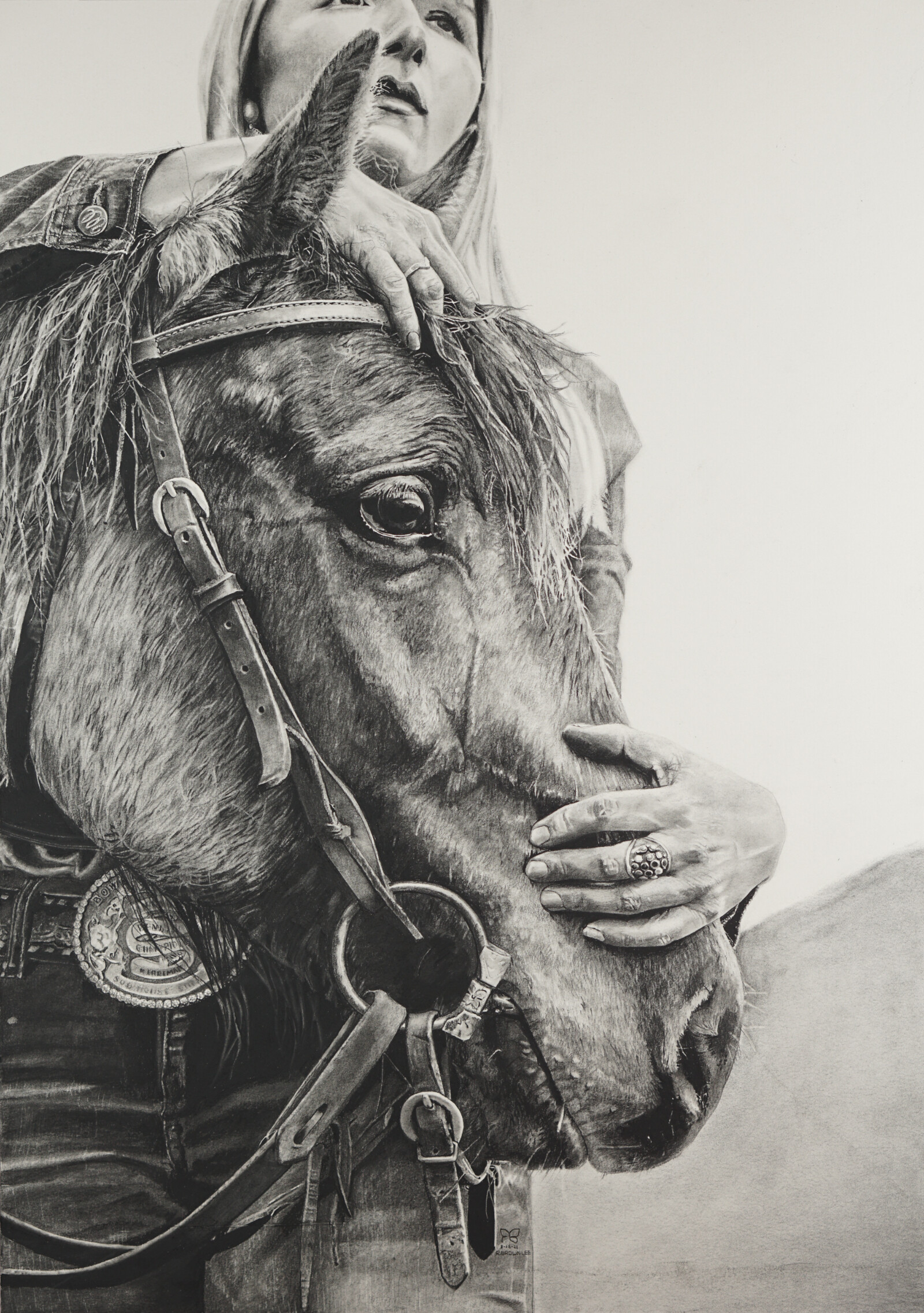 ArtStation - Eva Oliver and Hot Toddy: High Realism Charcoal