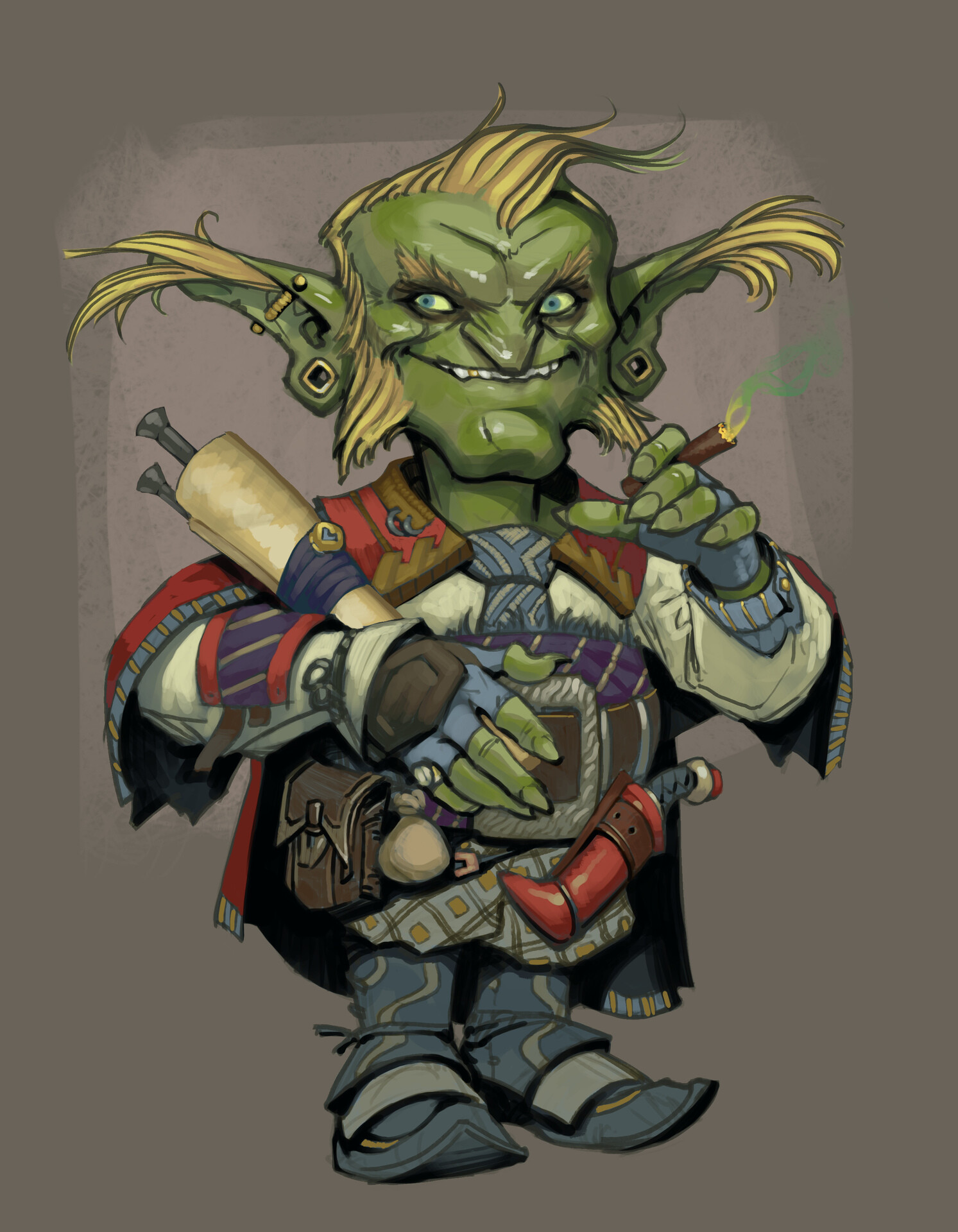 Kris Cooper Art - Goblin Merchant concept