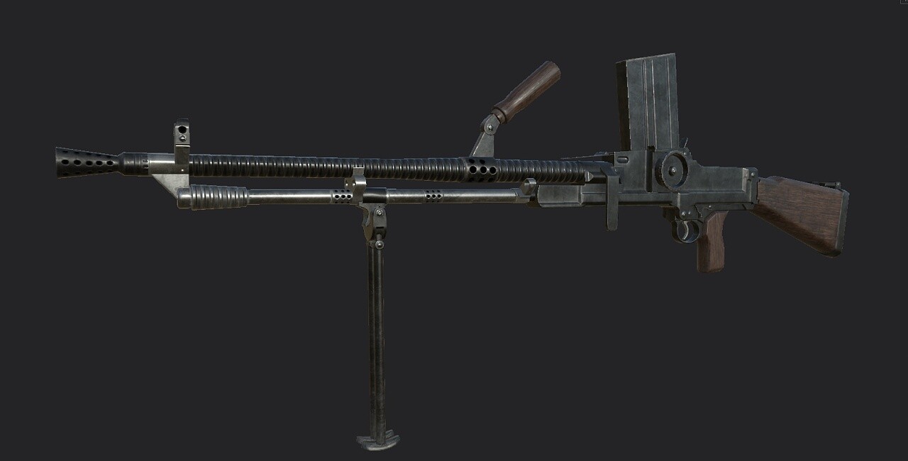 ArtStation - Machine gun 机枪
