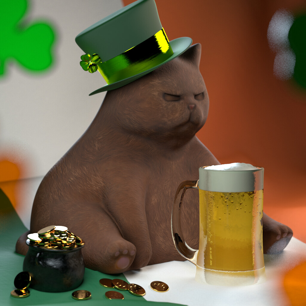 ArtStation - Fat Patty Cat!