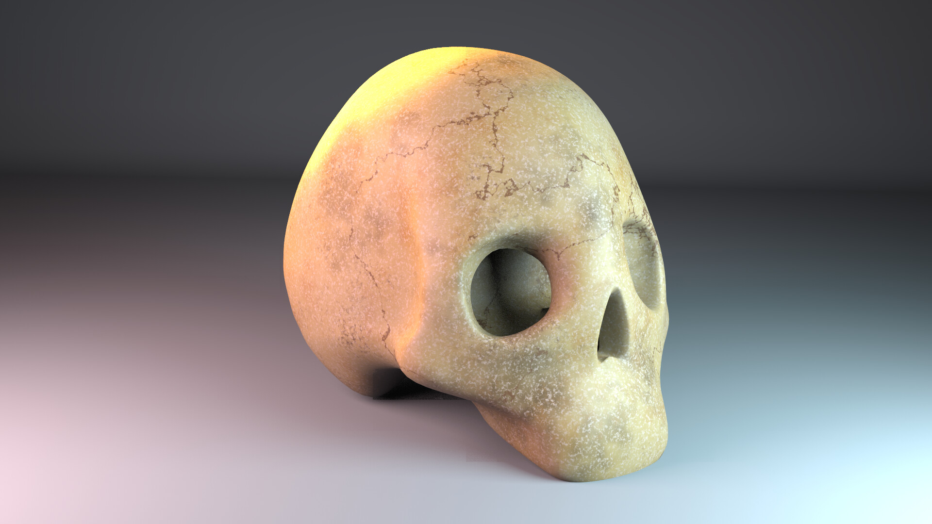 ArtStation - Houdini Skull Procedural Texture