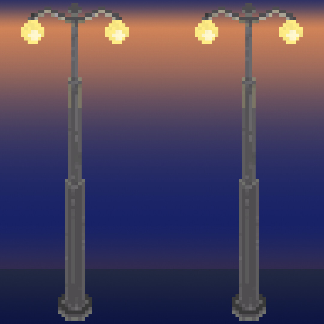 Gregory Ligman - Lamp Post - Pixel Art