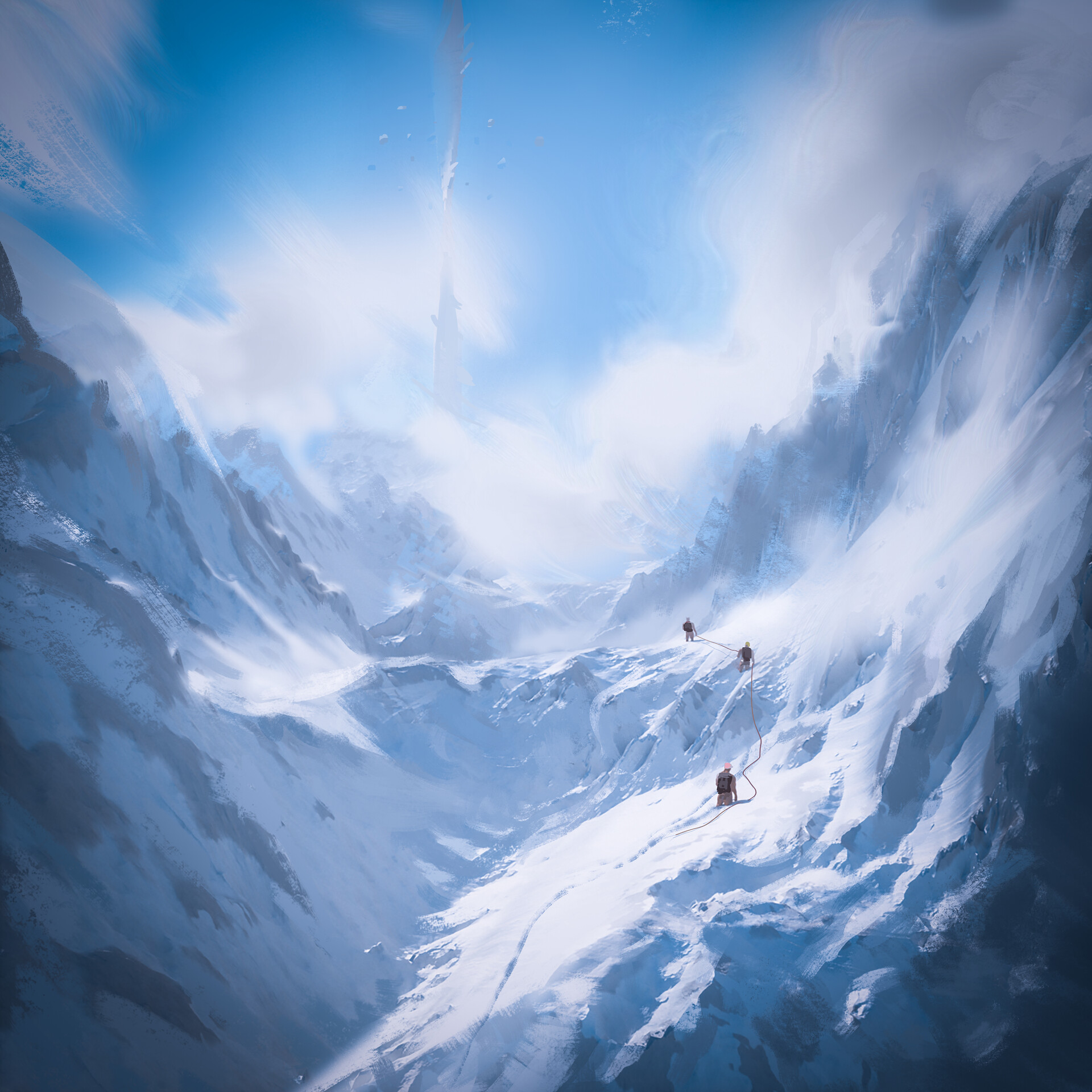 ArtStation - Snow mountain
