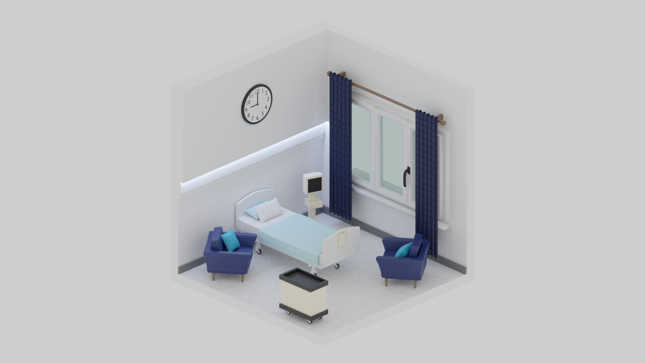 ArtStation - Hospital Room