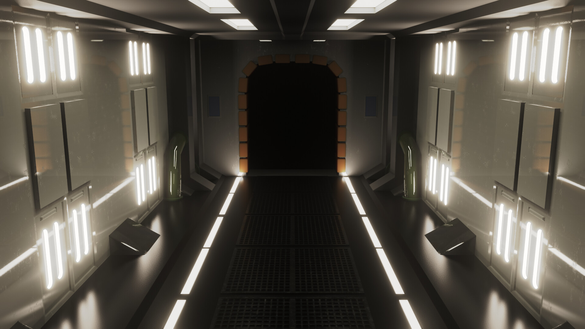 ArtStation - Sci-Fi corridor