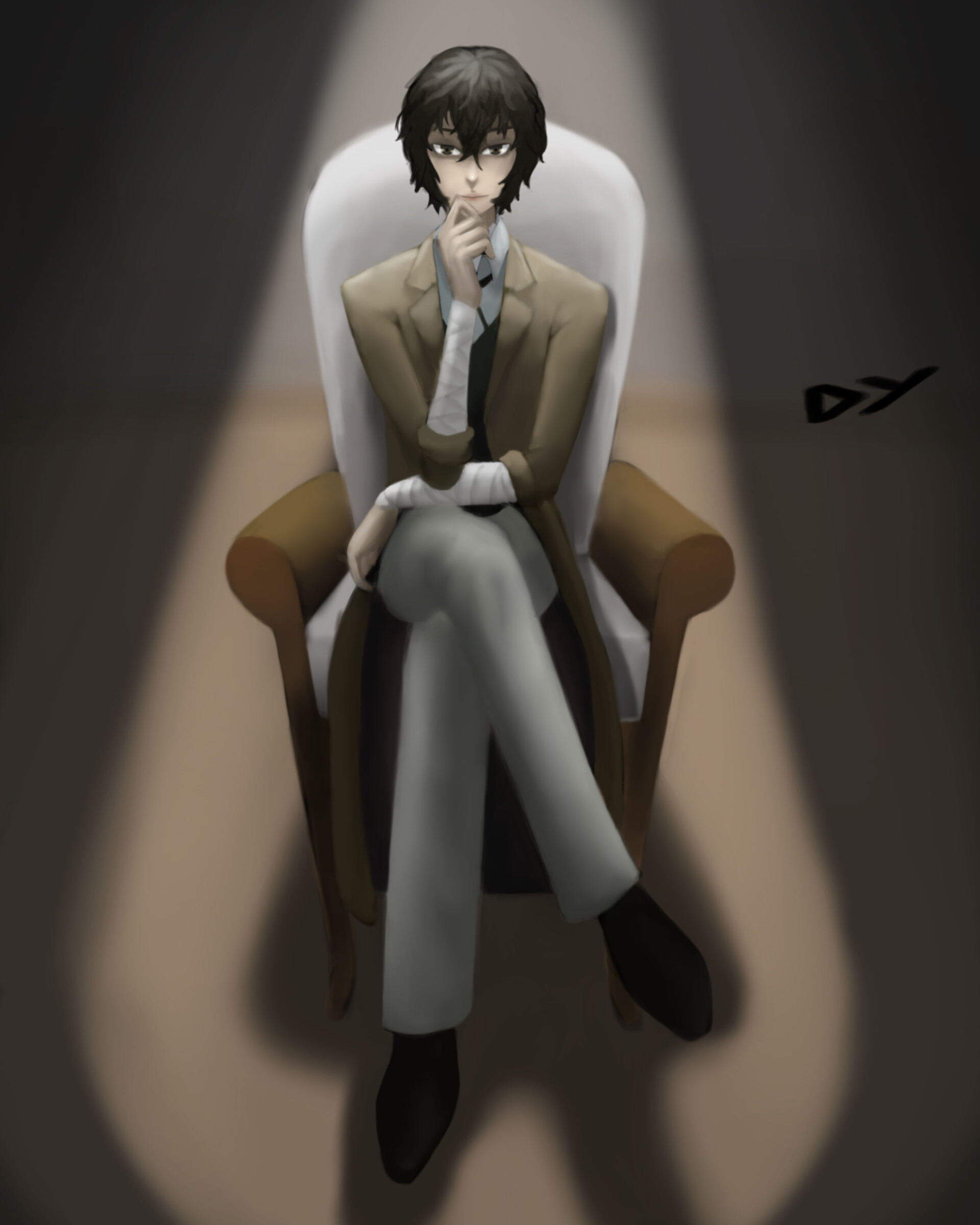ArtStation - Osamu Dazai - Bungou Stray Dogs