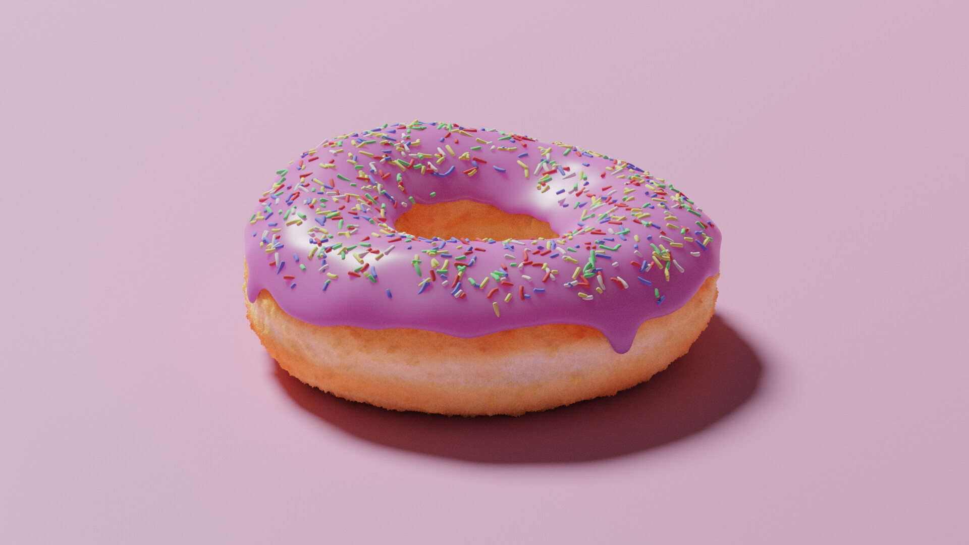 ArtStation - Donut 3D model/reder