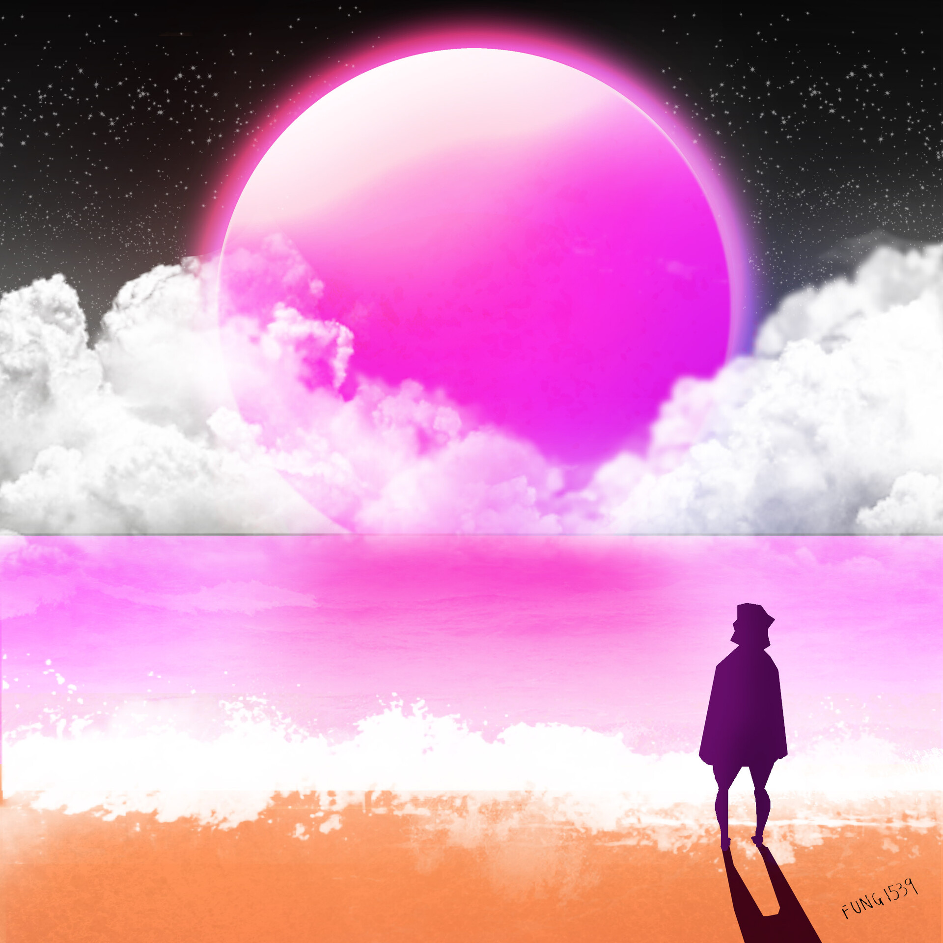 ArtStation - PINK MOON