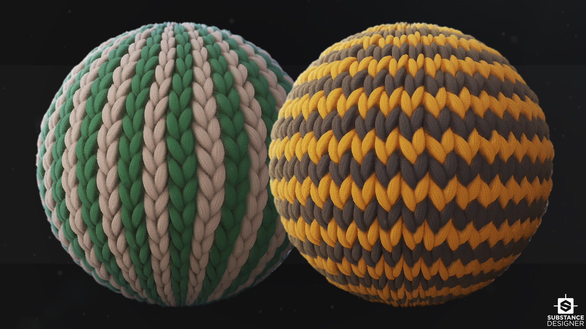 Livine Sigier - Chunky Wool Knit - Substance Designer