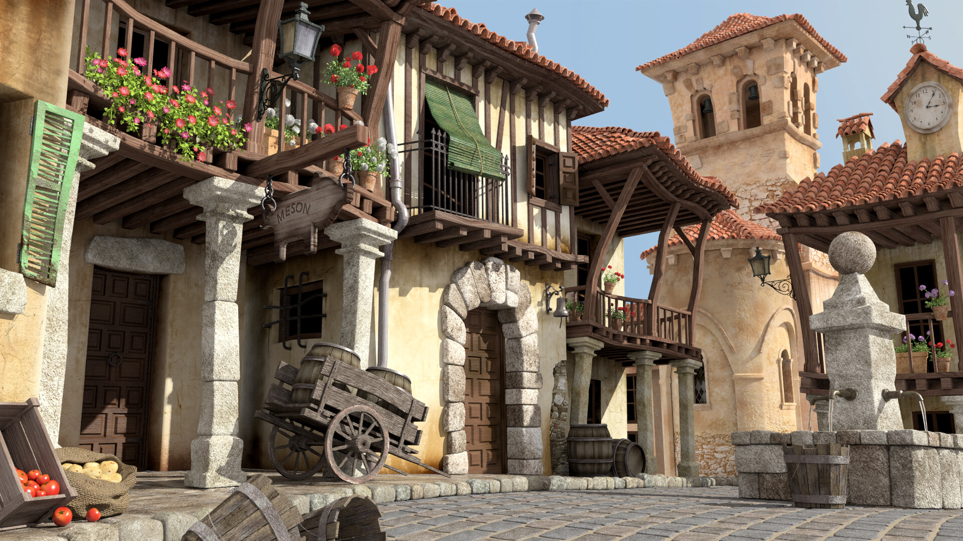 ArtStation - Cartoon Spain