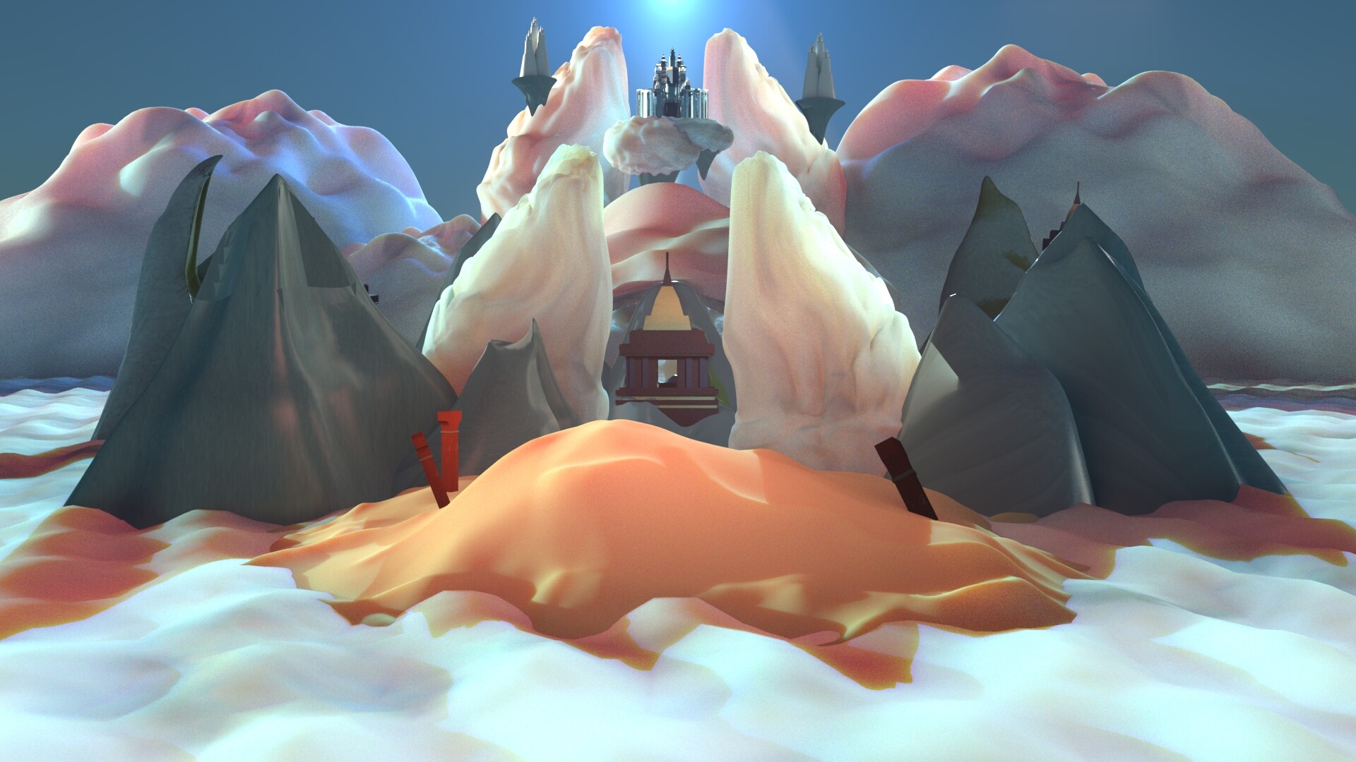 ArtStation - Level Mockup