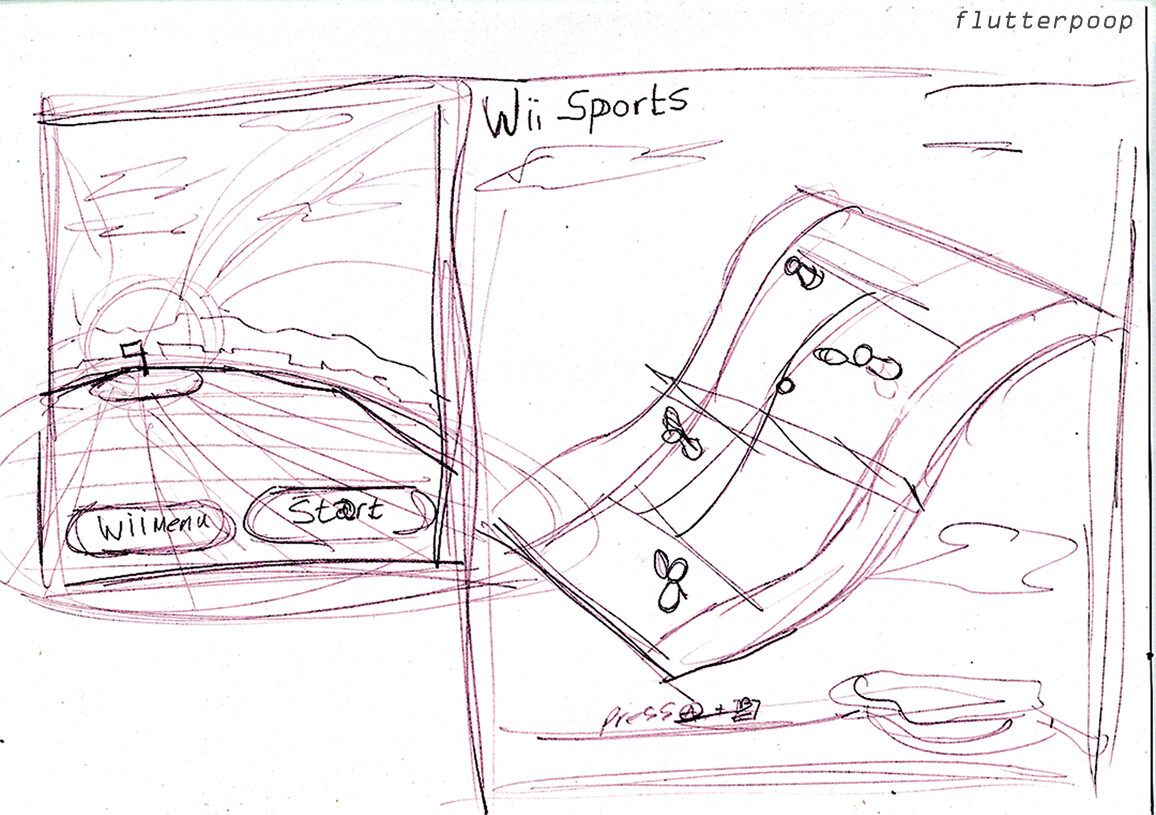 wii sports coloring pages