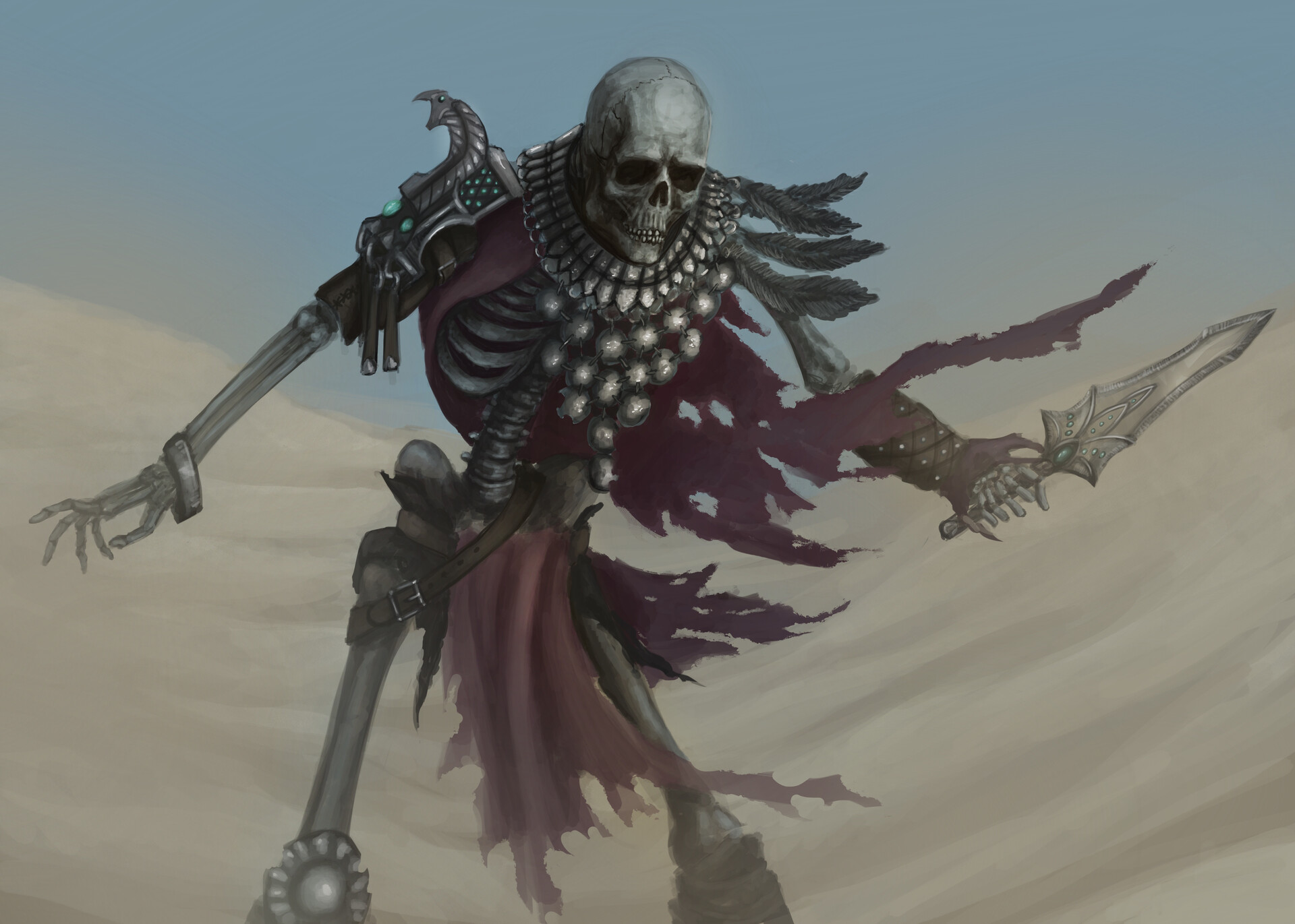 ArtStation - Graverend Skeleton Warrior
