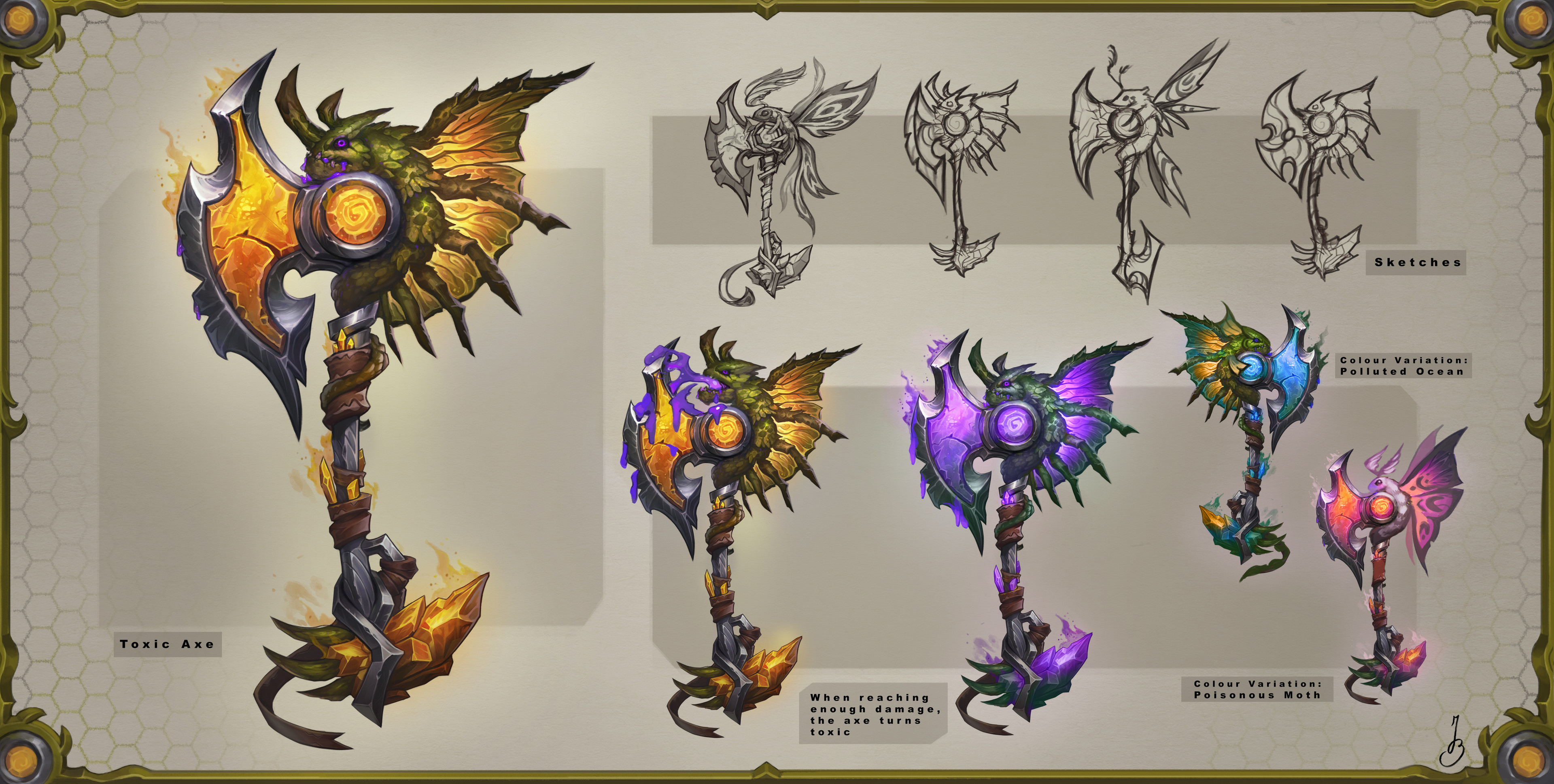 Jenny Brozek Art - Creating Stylized Weapon Concepts - Tutorial