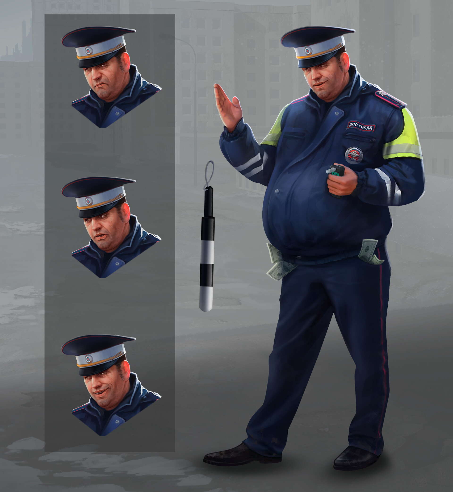 ArtStation - policeman