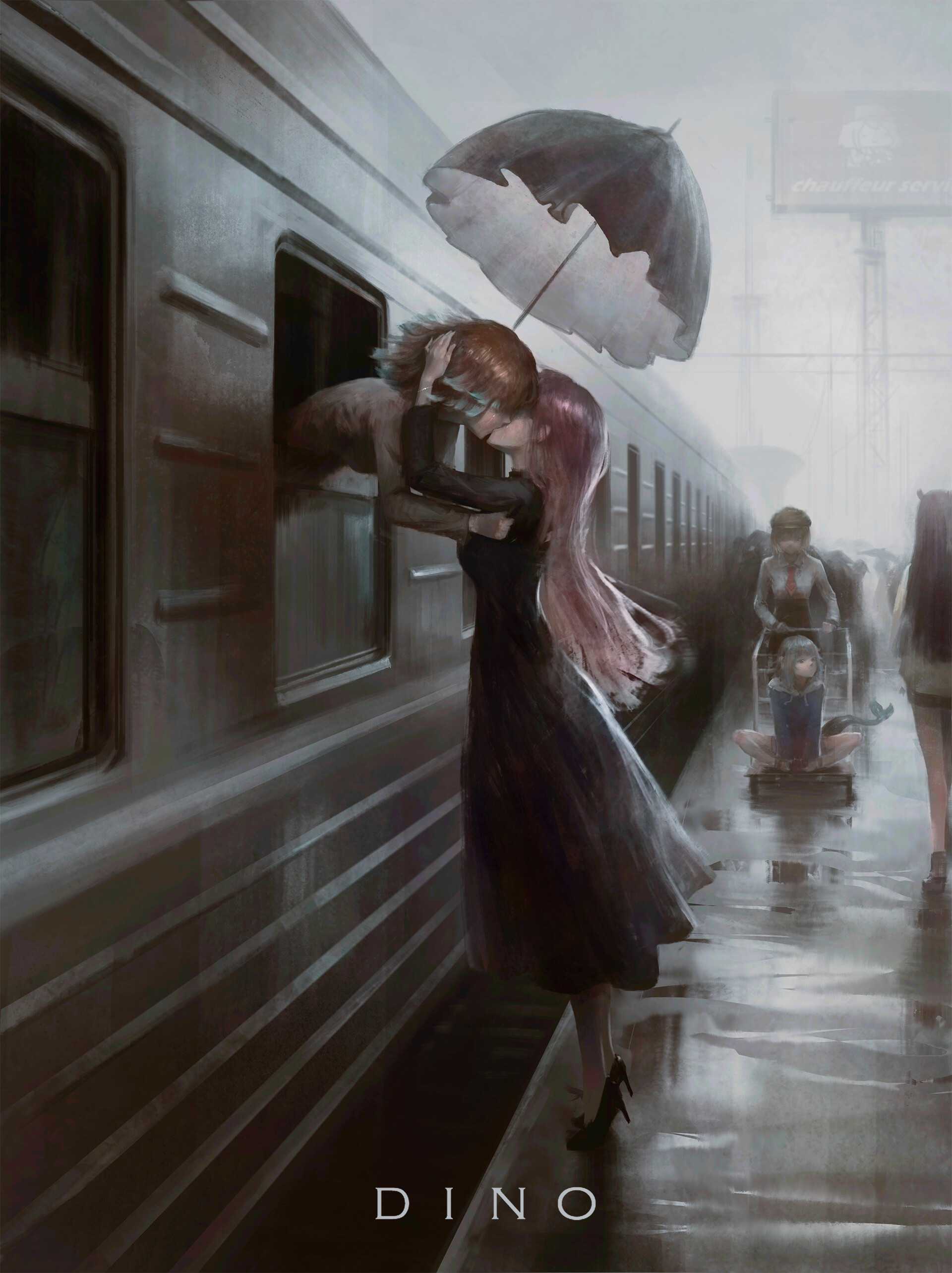 ArtStation - Parting Kiss