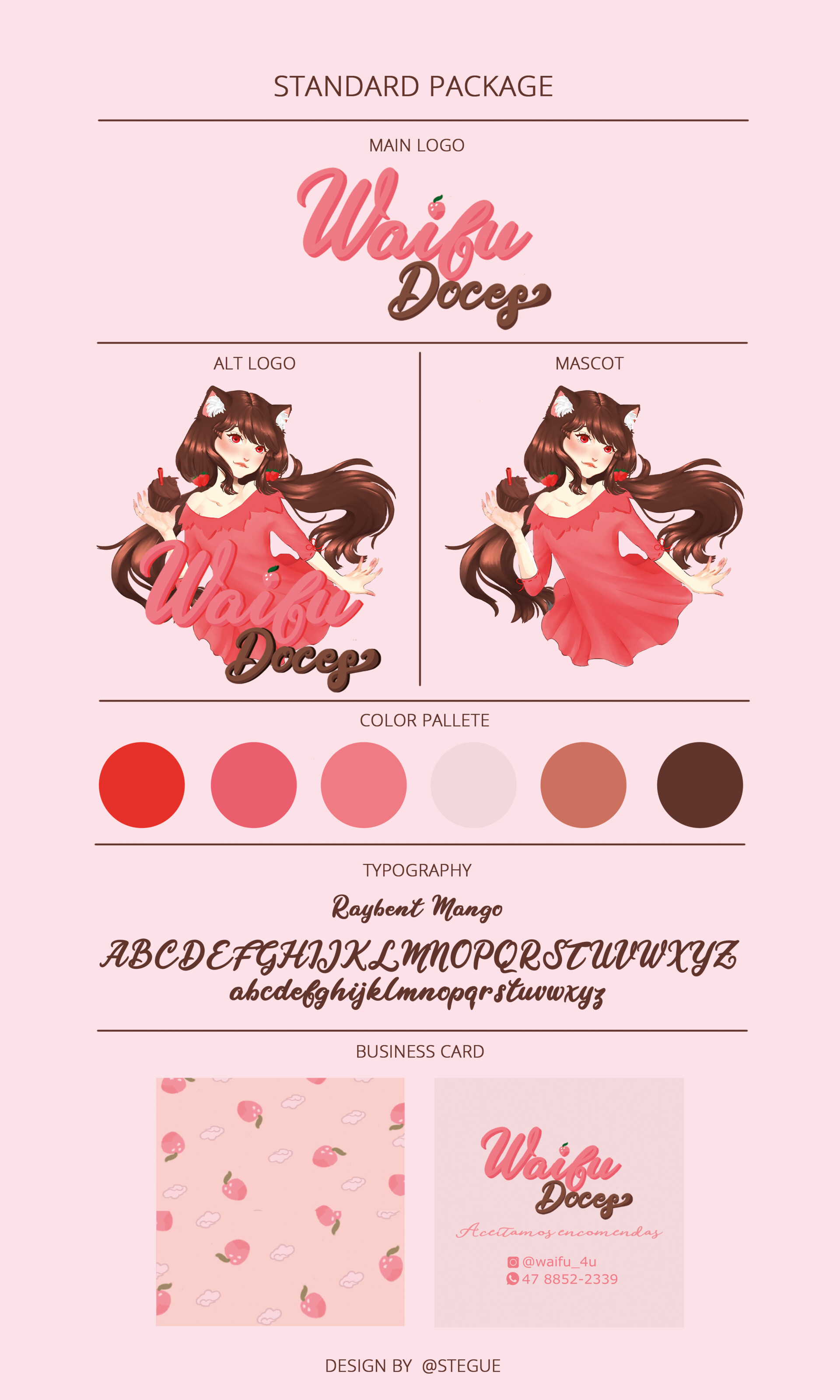 ArtStation - Visual Identity - Waifu Doces