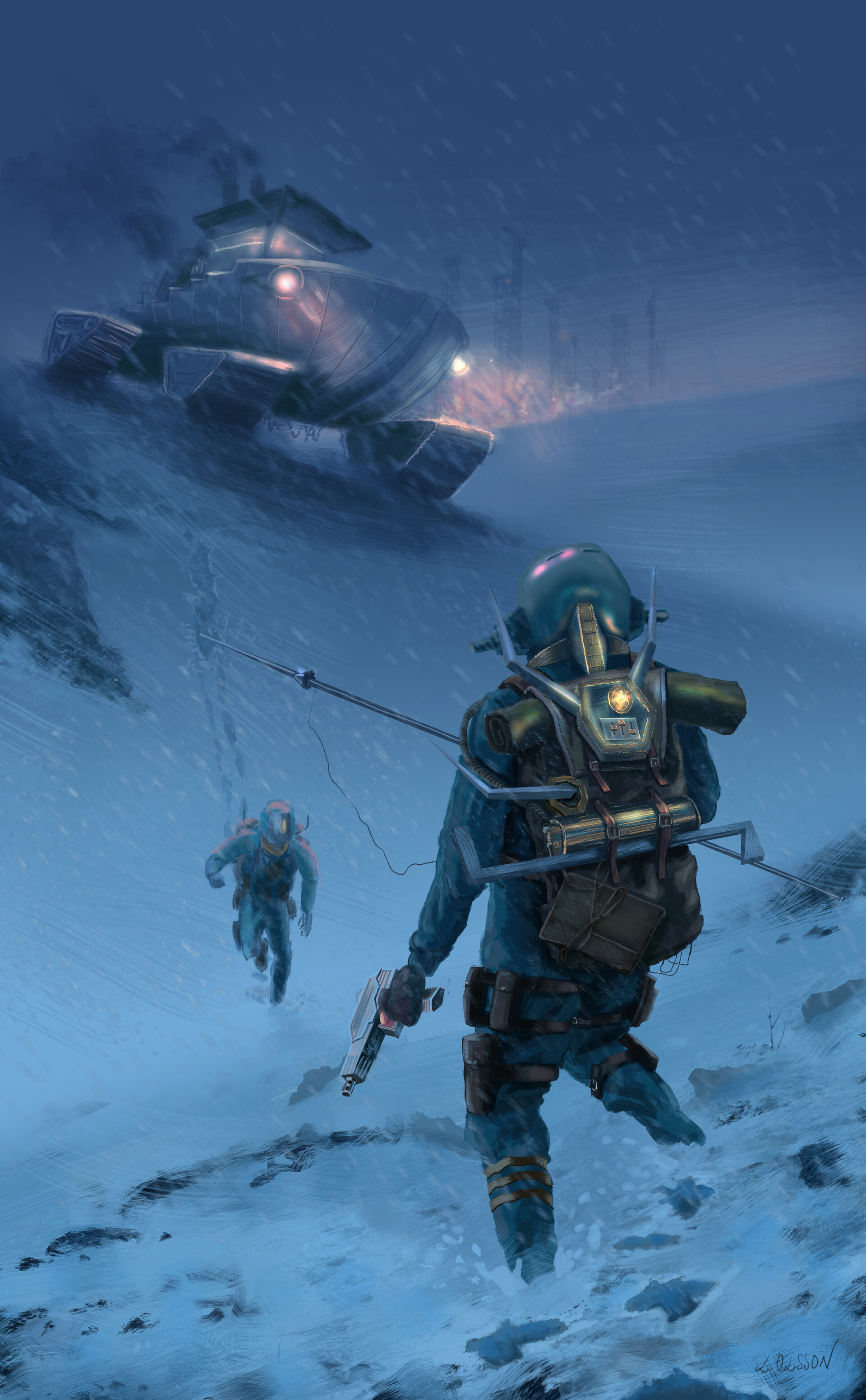 ArtStation - 2D Sci fi concept Art