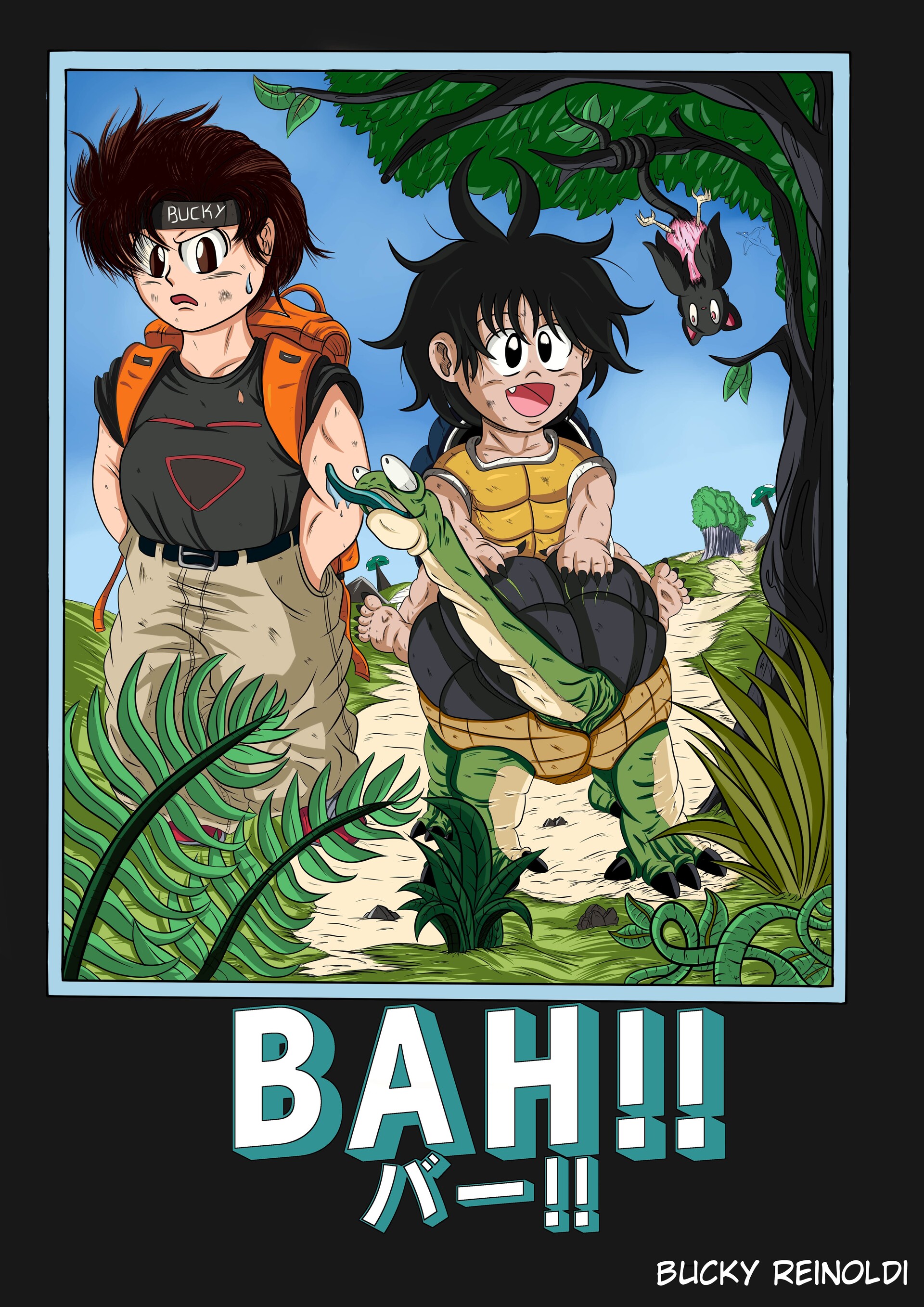 ArtStation - "Bah" manga cover art