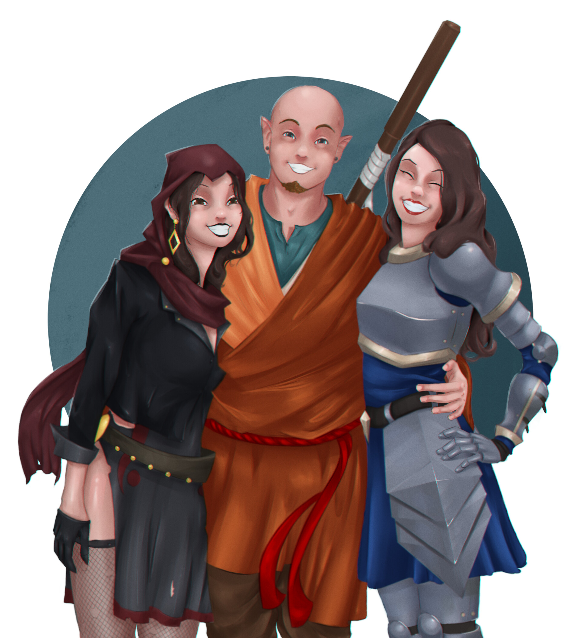 ArtStation - My best 'twin' friends :)