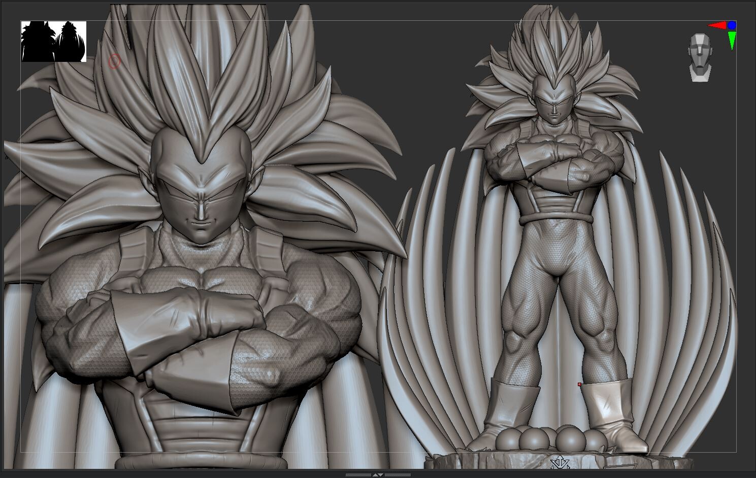 M3D Studios - Vegeta ベジータ四世