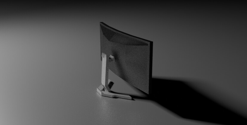 ArtStation - Curved Monitor
