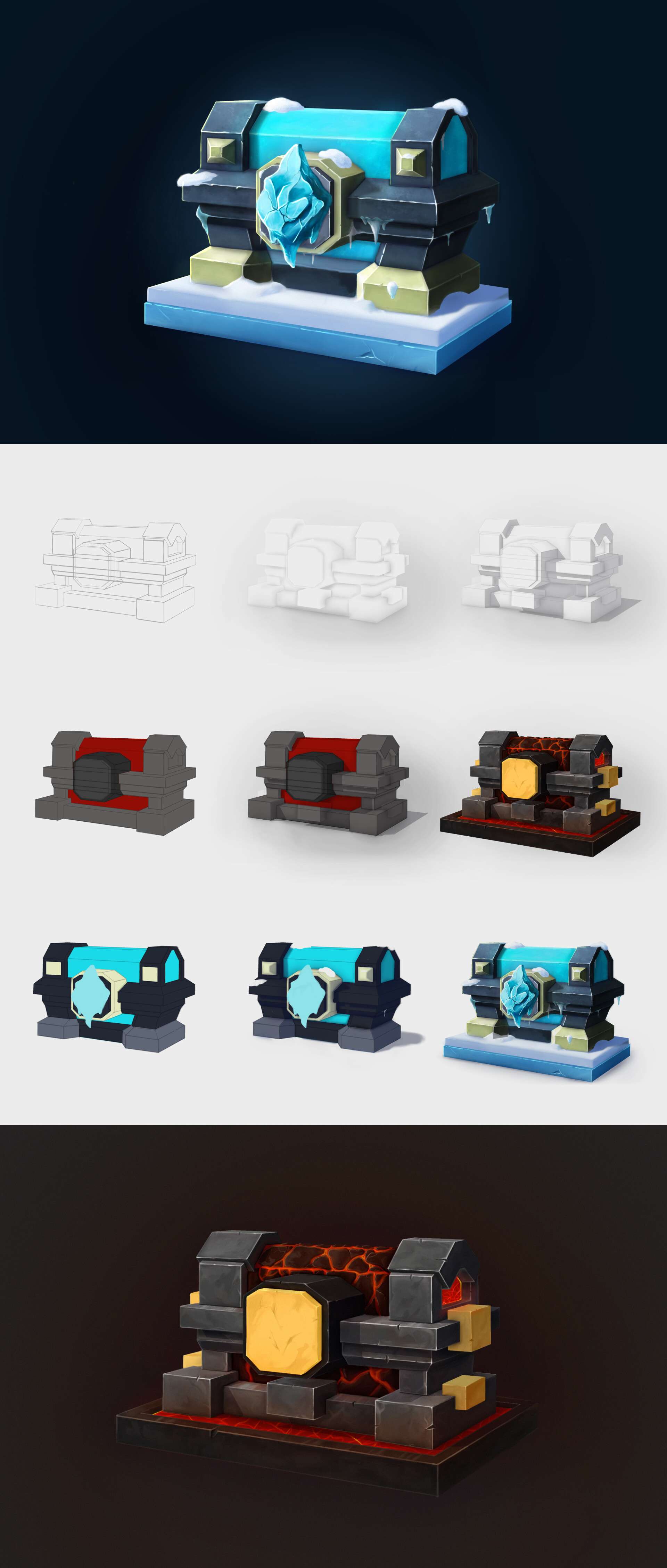 ArtStation - Chest Ice