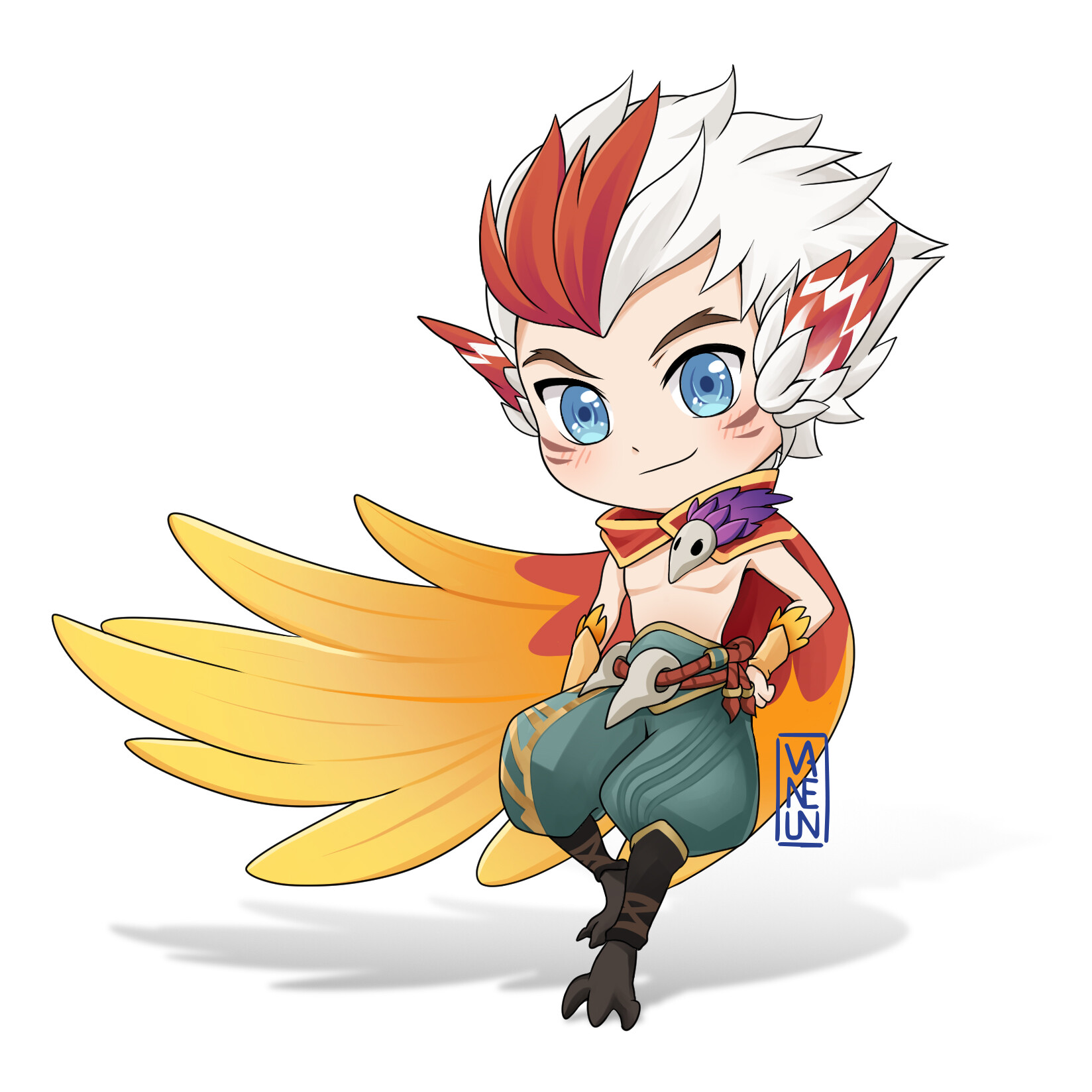 ArtStation - Rakan Fanart (League of Legends)