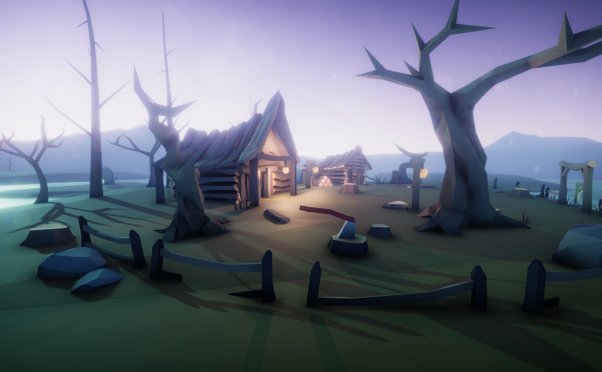 ArtStation - Swamp Low Poly